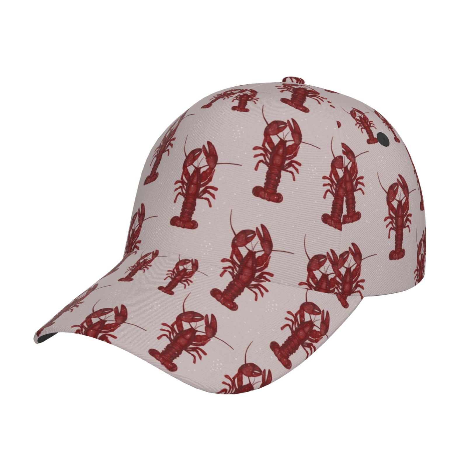 Baseball Cap, Red Lobster With Claws Trucker Hats Women Dad Hat for ...