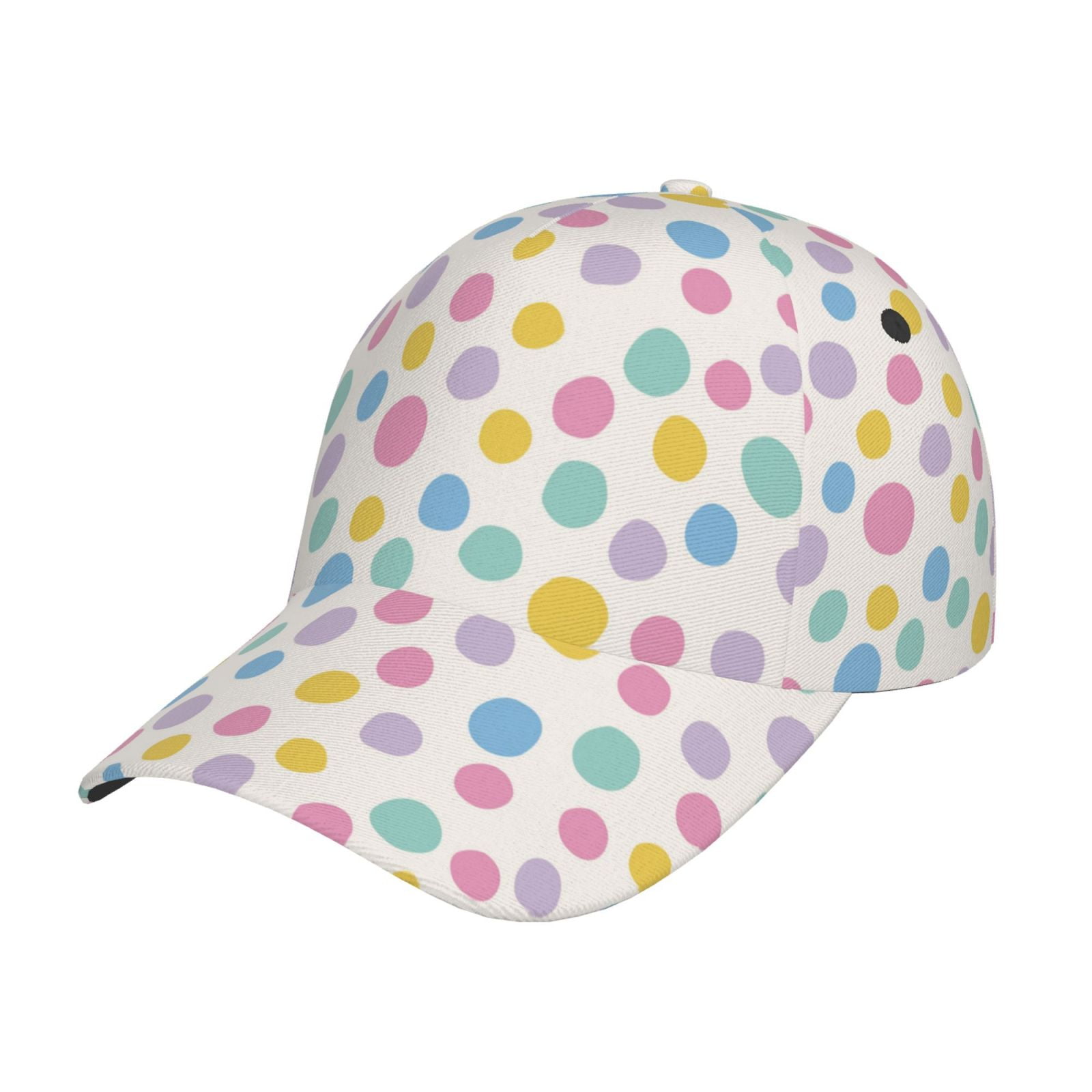Baseball Cap, Retro Dots Spots Blots Circle Hats For Men Women Low ...