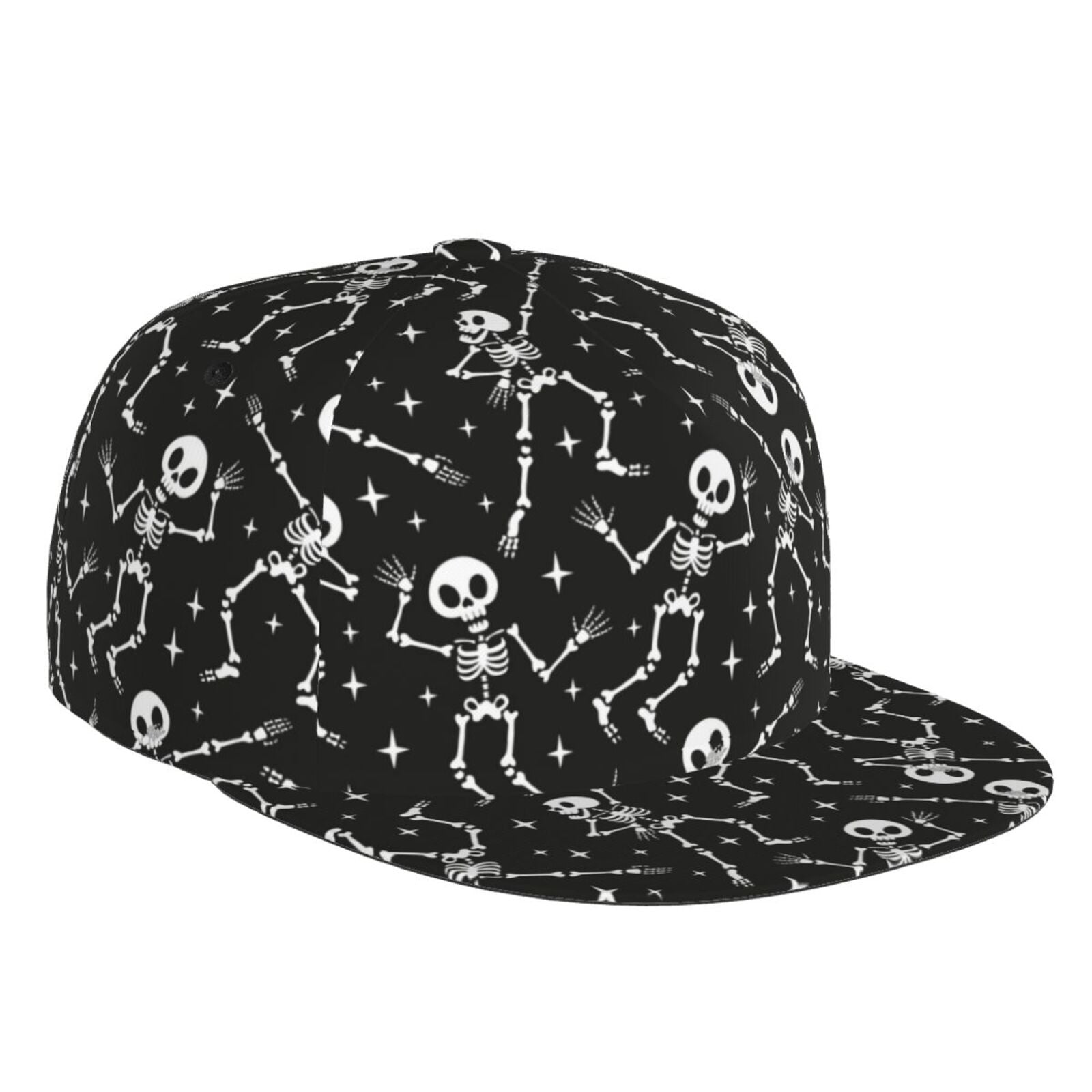 Baseball Cap - Retro Skeleton Dancing On Halloween Party Hats for Men ...