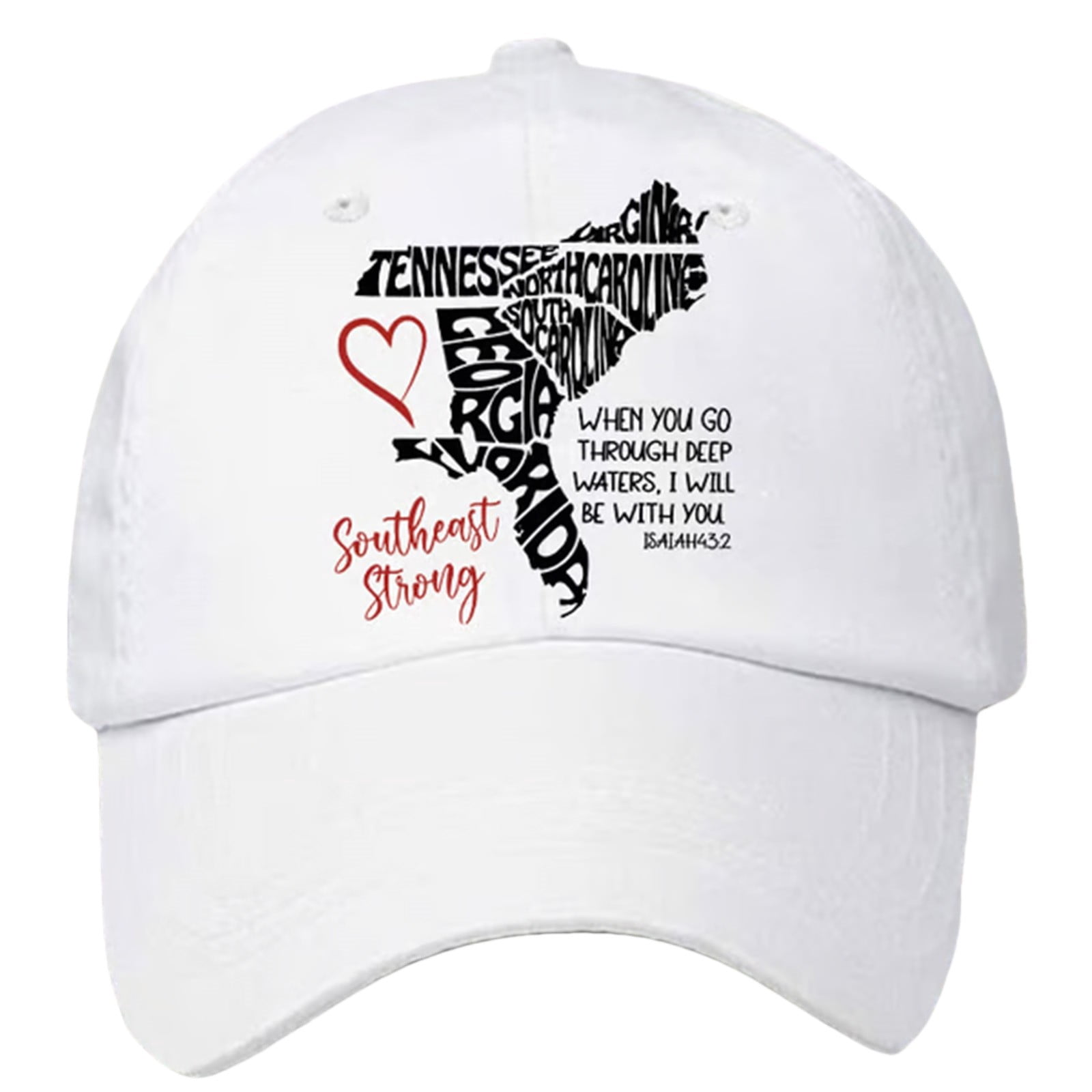 Baseball Cap Retro Southeast Strong When You Go Through Deep Waters I ...