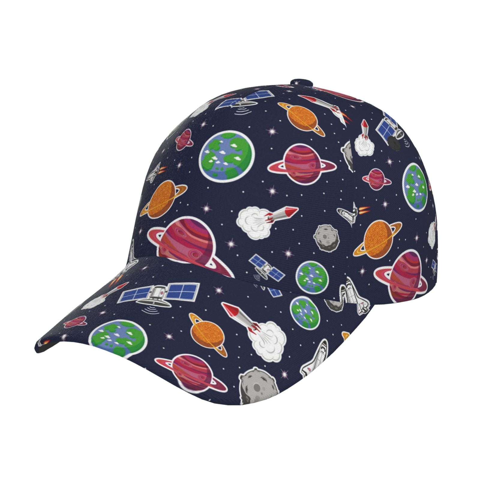 Baseball Cap, Rocket Satellite Hats For Men Women Low Profile Classic ...