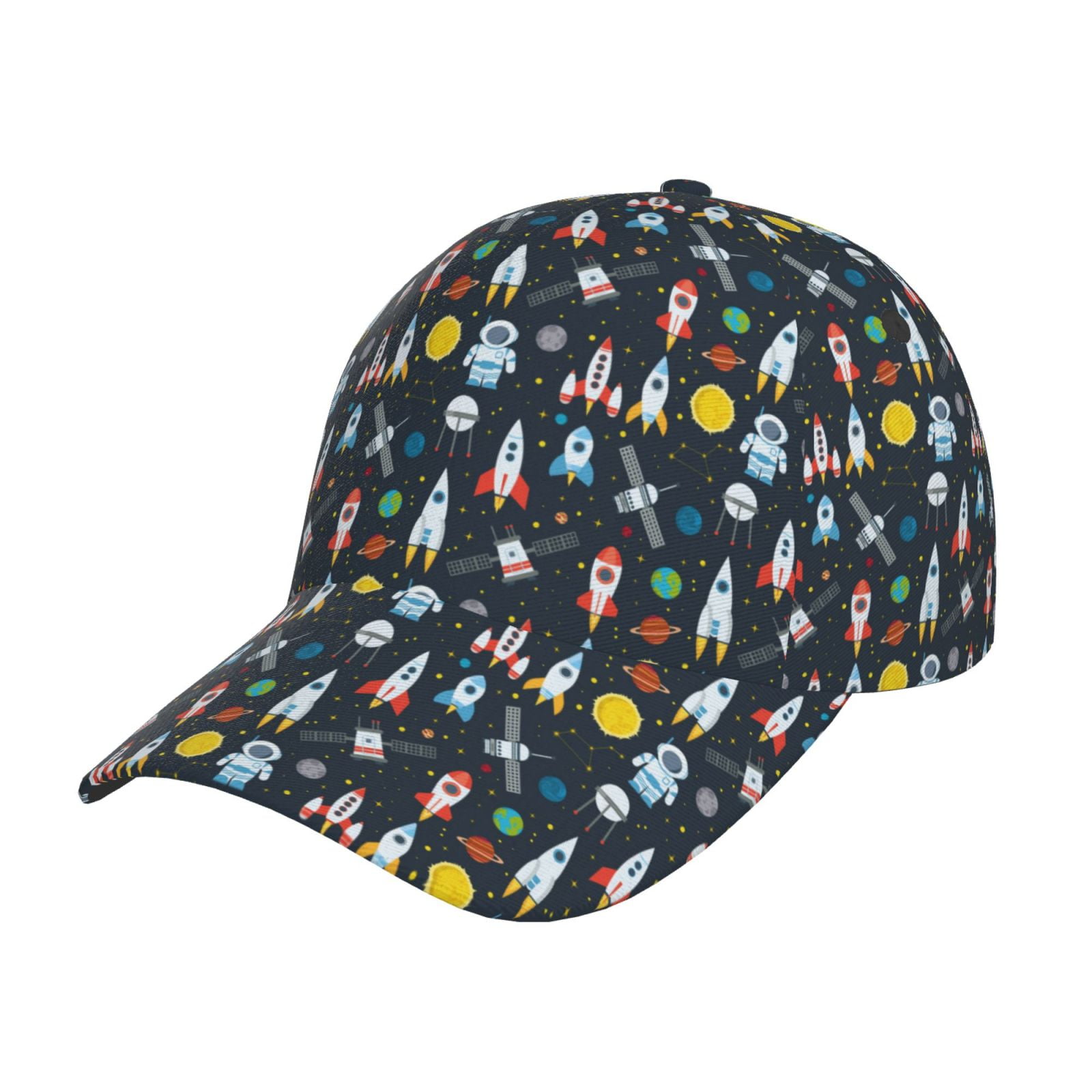 Baseball Cap, Rocket Space Trucker Hats Women Dad Hat for Workouts ...