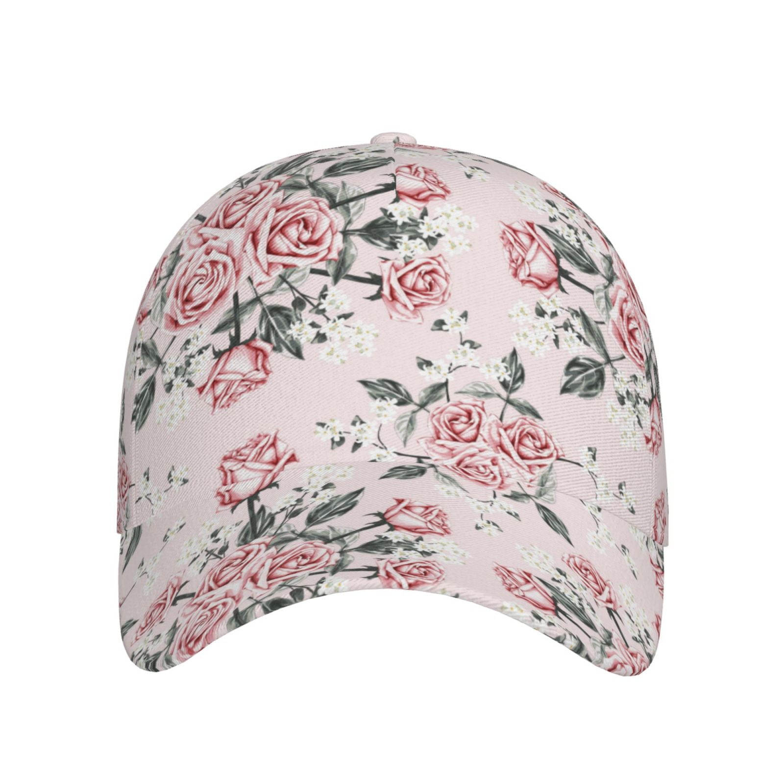 Baseball Cap, Rose Flowers Bouquet Trucker Hats Women Dad Hat For Workouts - Baseball Hat ...