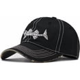 Baseball Cap Running Cap Dad Hat Fishbone Baseball Hat Adjustable Clip ...