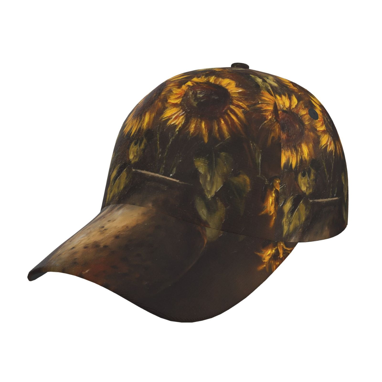 Baseball Cap - Rustic Sunflower Bouquet Adjustable Size Hats For Men ...