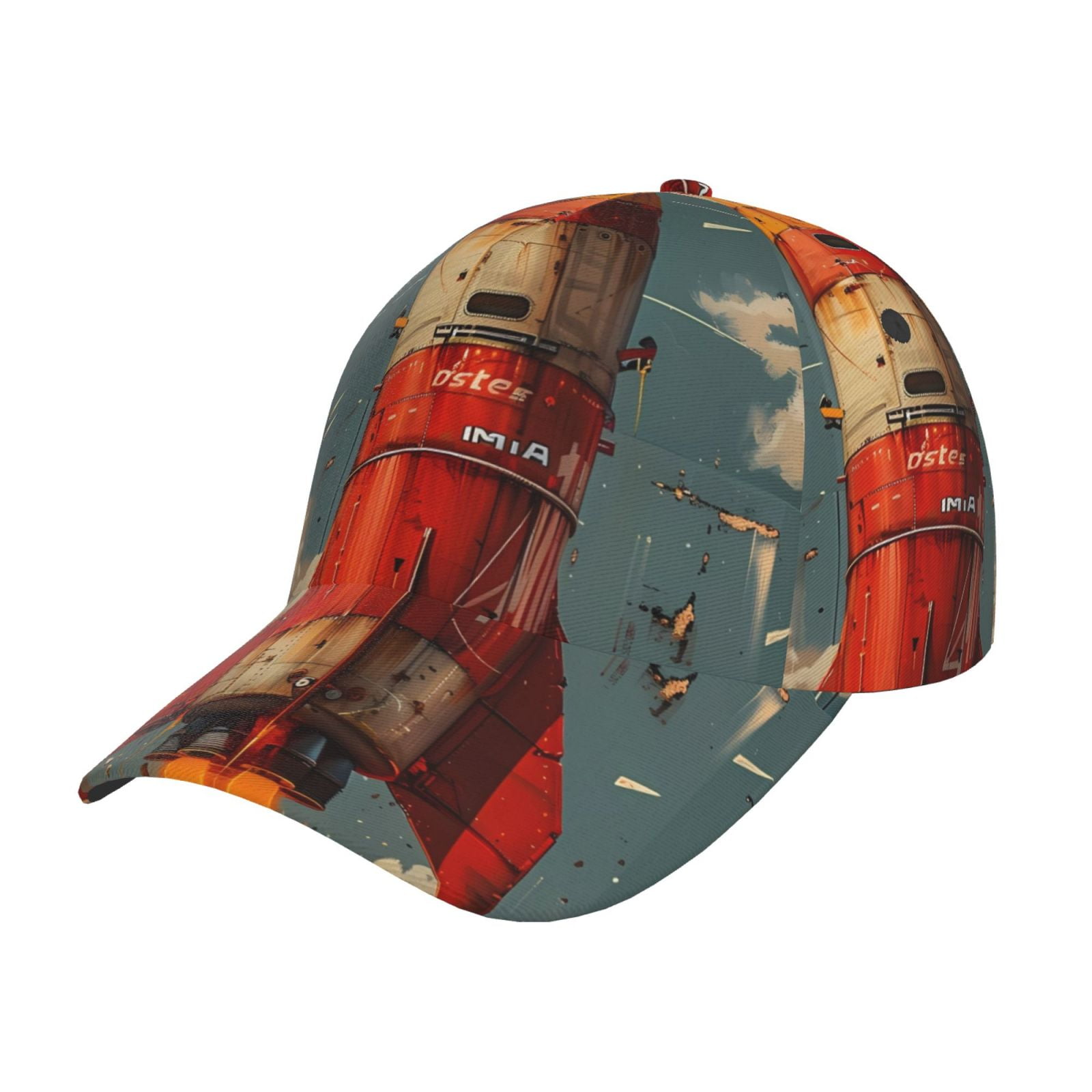 Baseball Cap, Rusty Rocket Launch Trucker Hats Women Dad Hat for ...