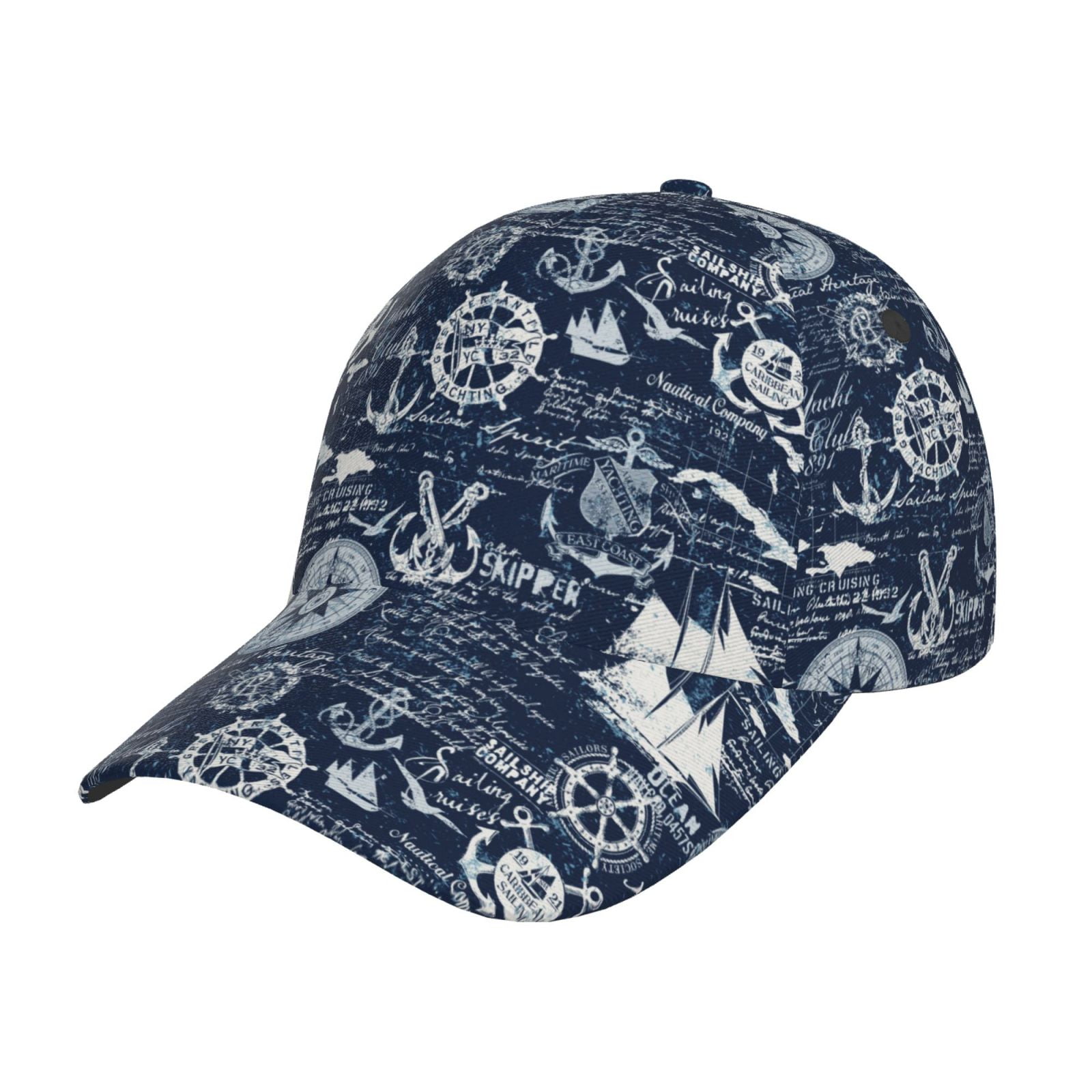 Baseball Cap, Sailing Cruises Nautical Trucker Hats Women Dad Hat for ...