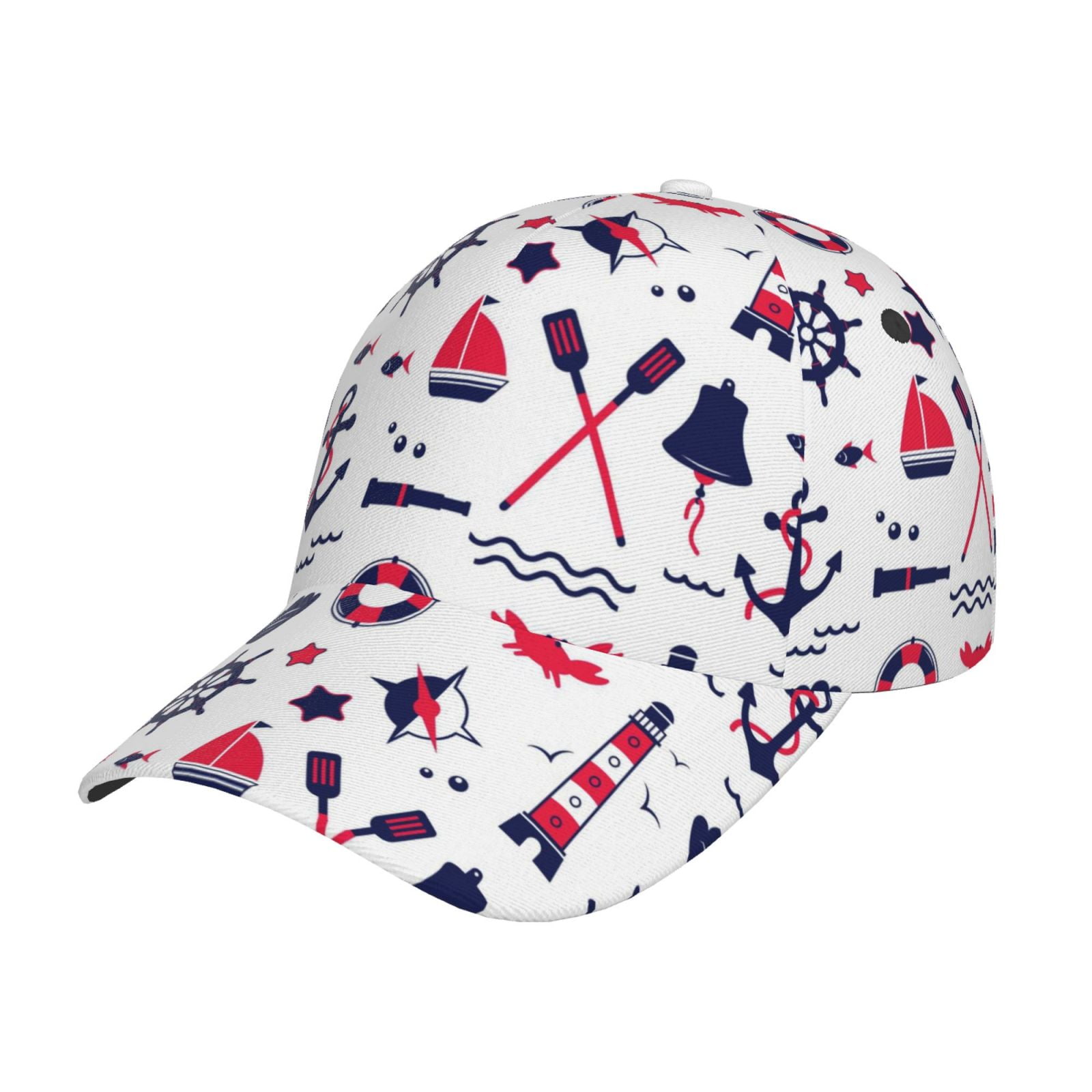 Baseball Cap, Sailing Marine Travel Sun Hats for Men Women, Adjustable ...