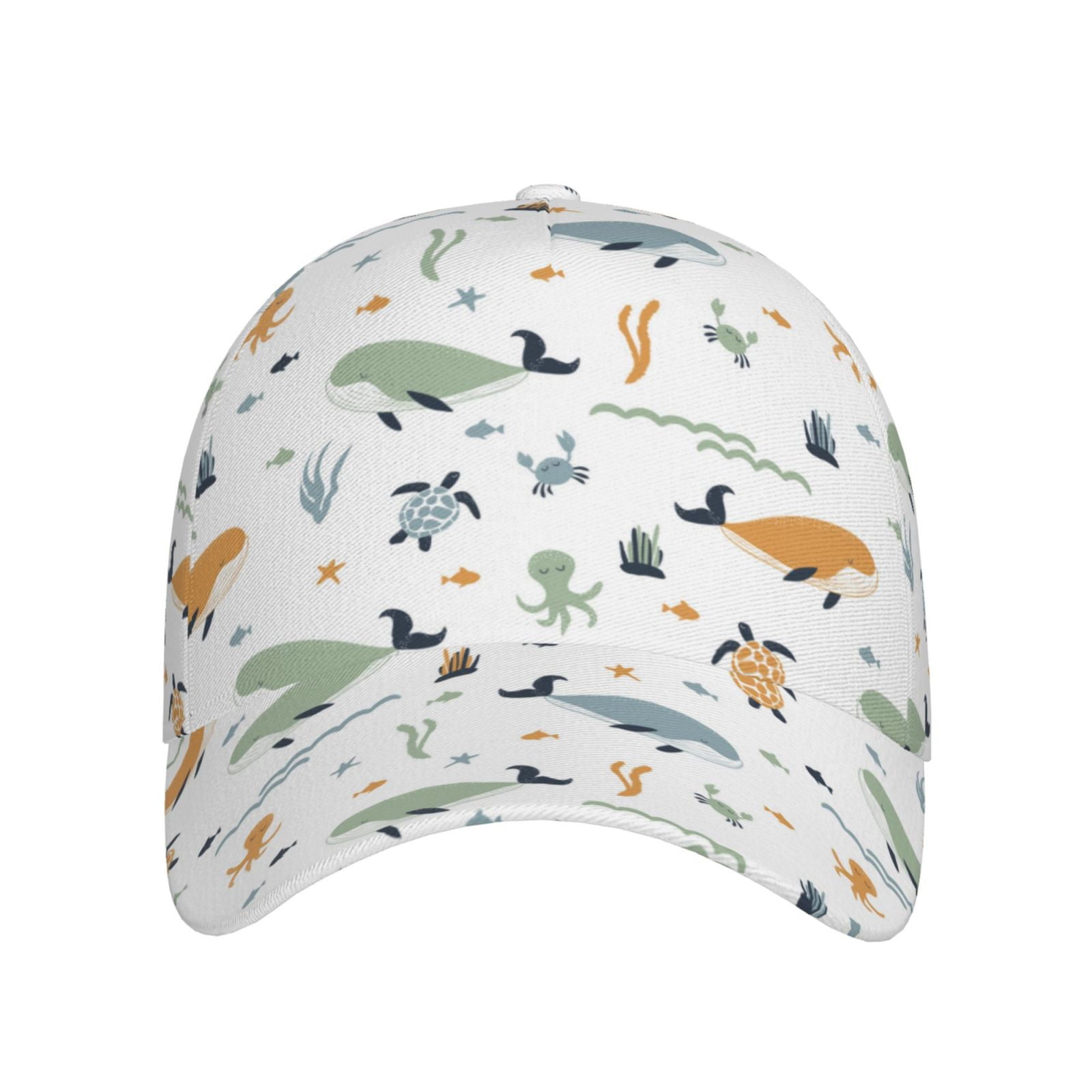 Baseball Cap, Sea Creatures A Trucker Hats Women Dad Hat For Workouts ...