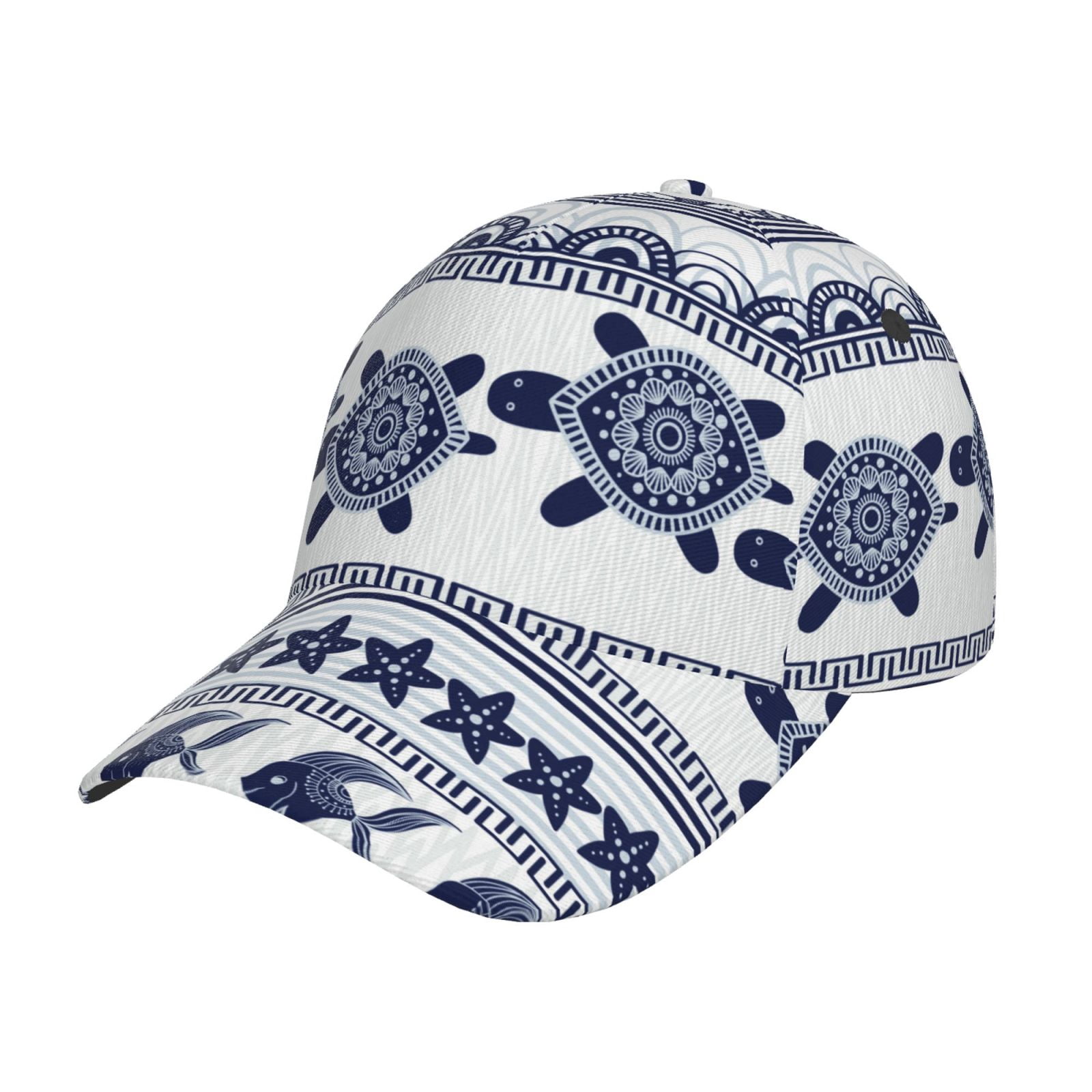 Baseball Cap - Sea Underwater Turtles Adjustable Size Hats For Men And ...