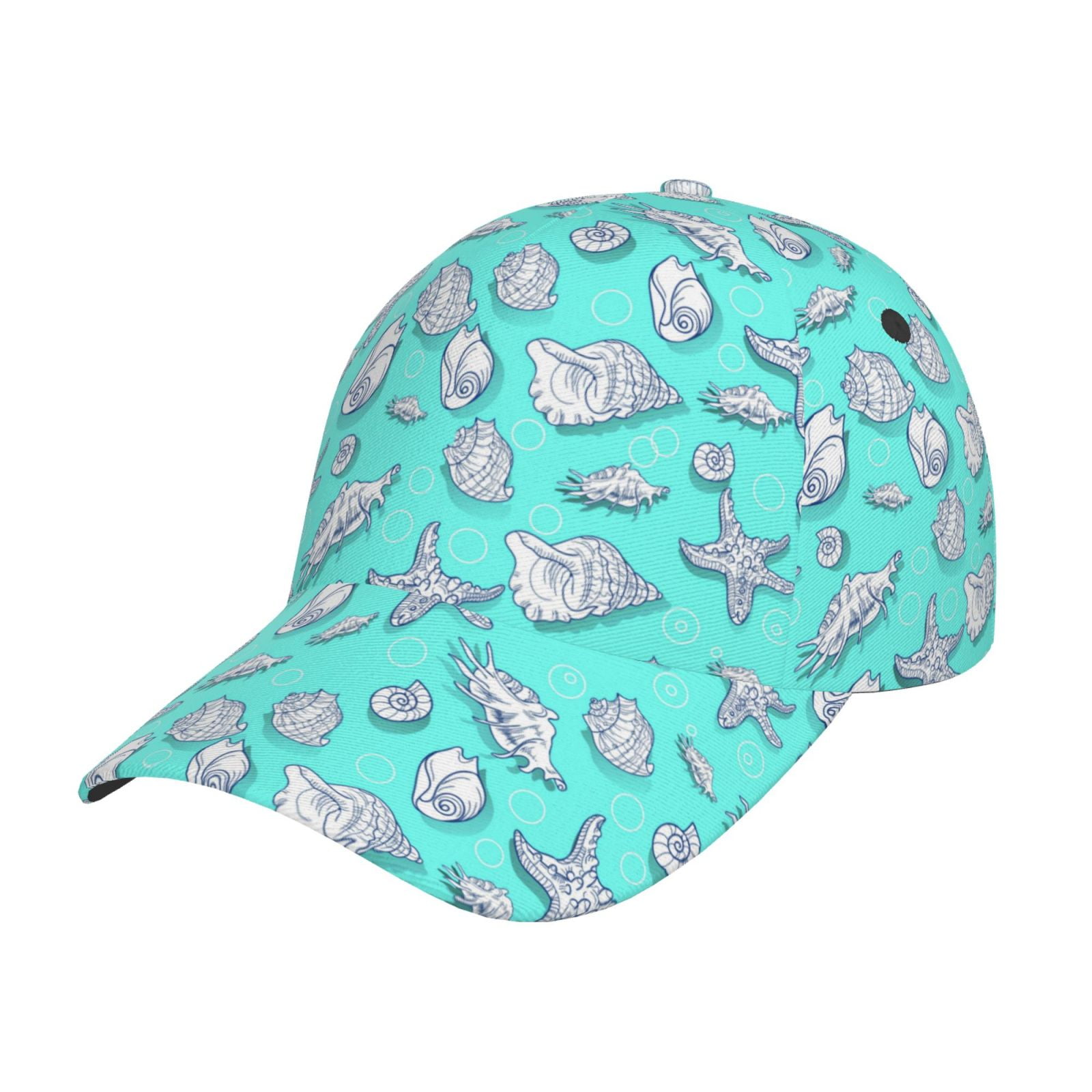 Baseball Cap, Seashell And Starfish Hats For Men Women Low Profile ...