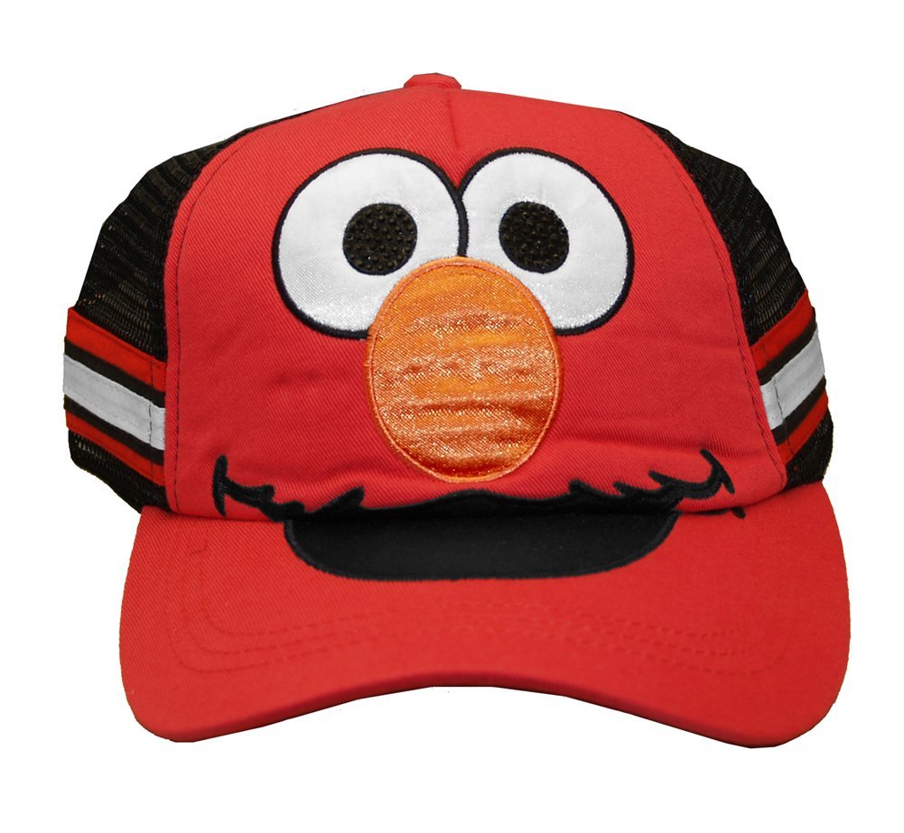 Baseball Cap - Sesame Street - New Elmo Hat Kids/Youth Red tc136378ses ...