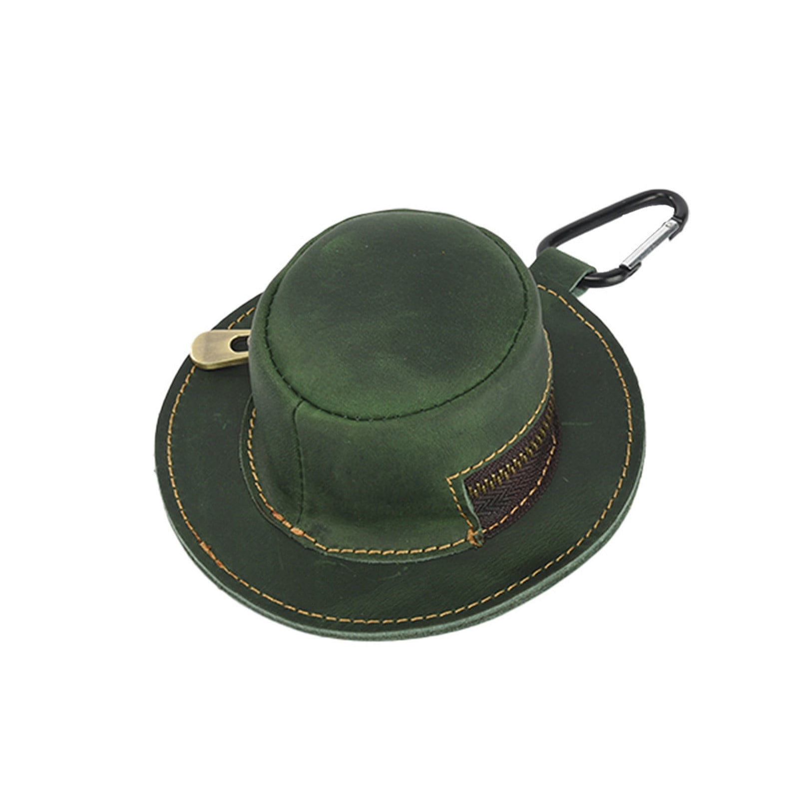 Baseball Cap Shaped Coin Purse - Novelty Mini Hat Wallet for Loose ...