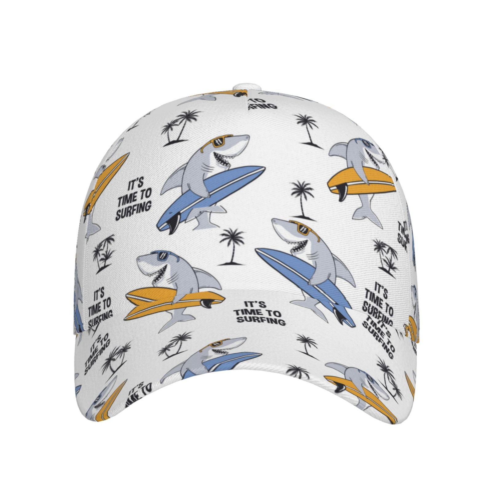 Baseball Cap, Shark Surfing Trucker Hats Women Dad Hat For Workouts ...