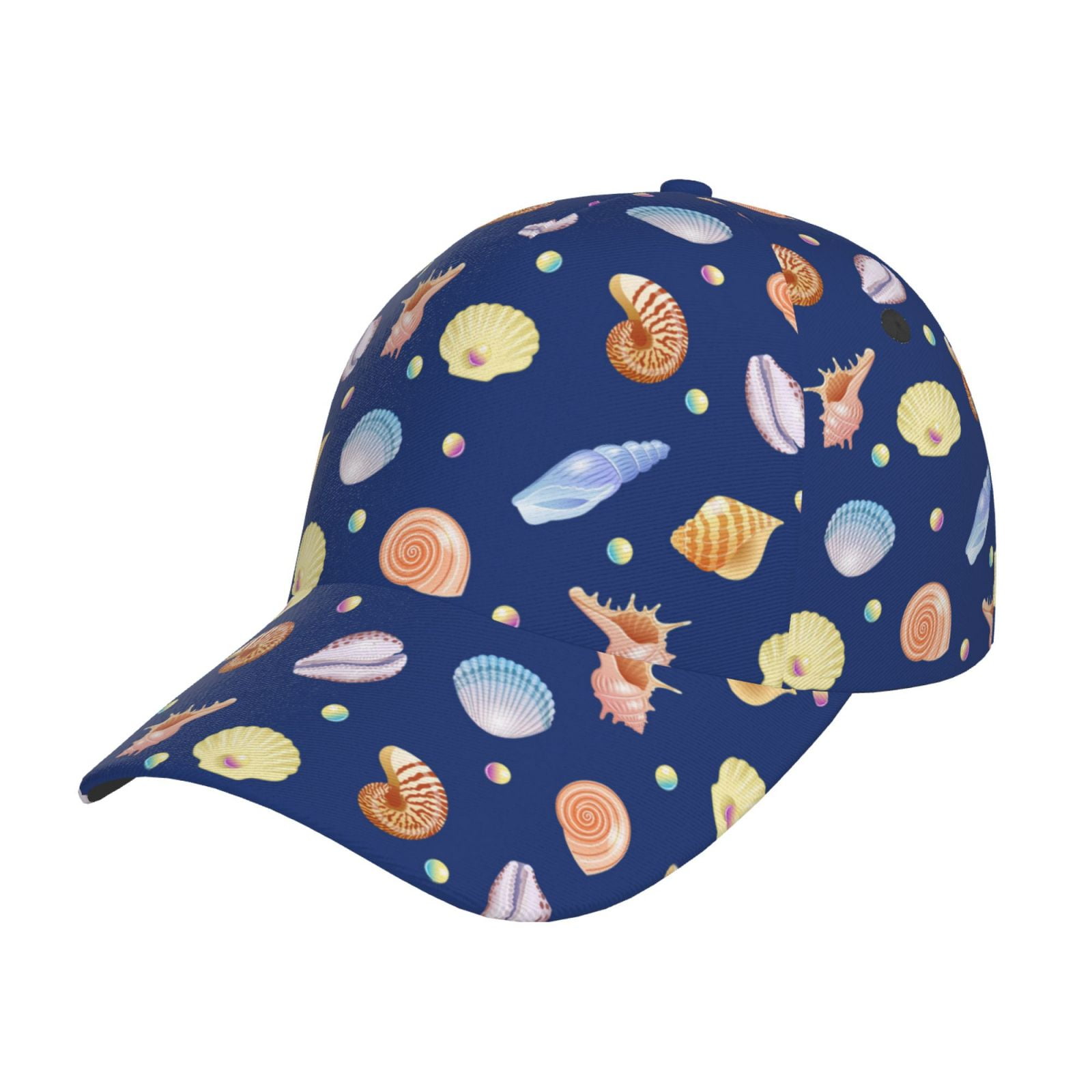 Baseball Cap - Shell Conch Blue Adjustable Size Hats For Men And Women ...