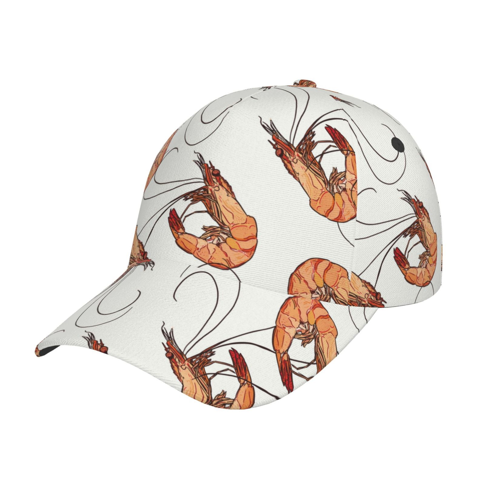 Baseball Cap, Shrimp No.9030 Hats For Men Women Low Profile Classic ...