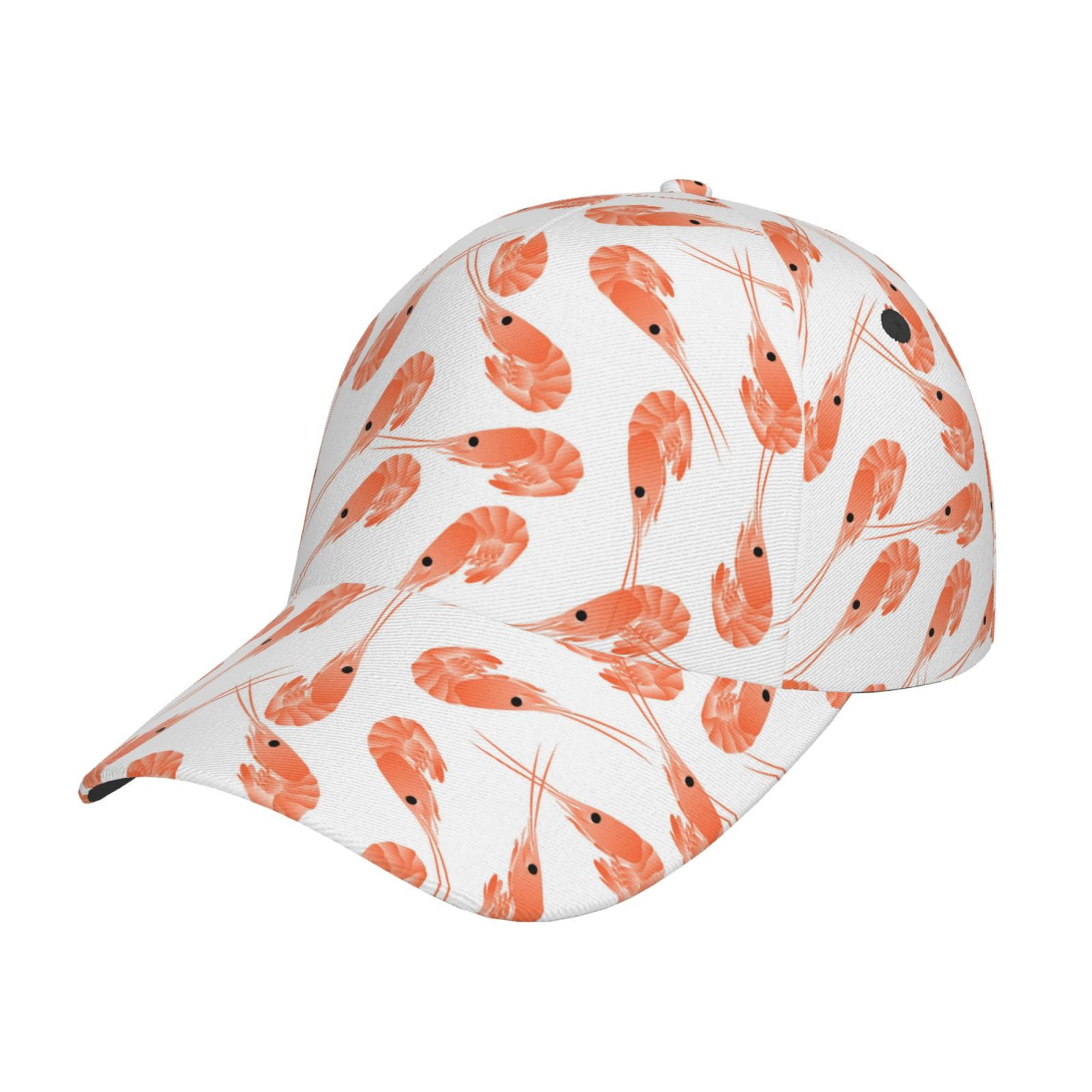 Baseball Cap, Shrimp Pattern No.J91 Hats For Men Women Low Profile ...