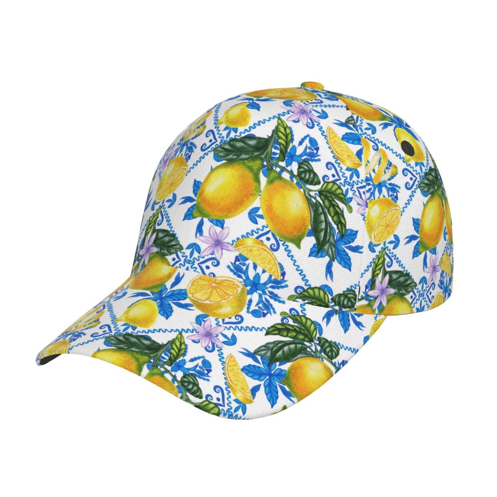 Baseball Cap - Sicilian lemons yellow Moroccan style Hats for Men Women ...