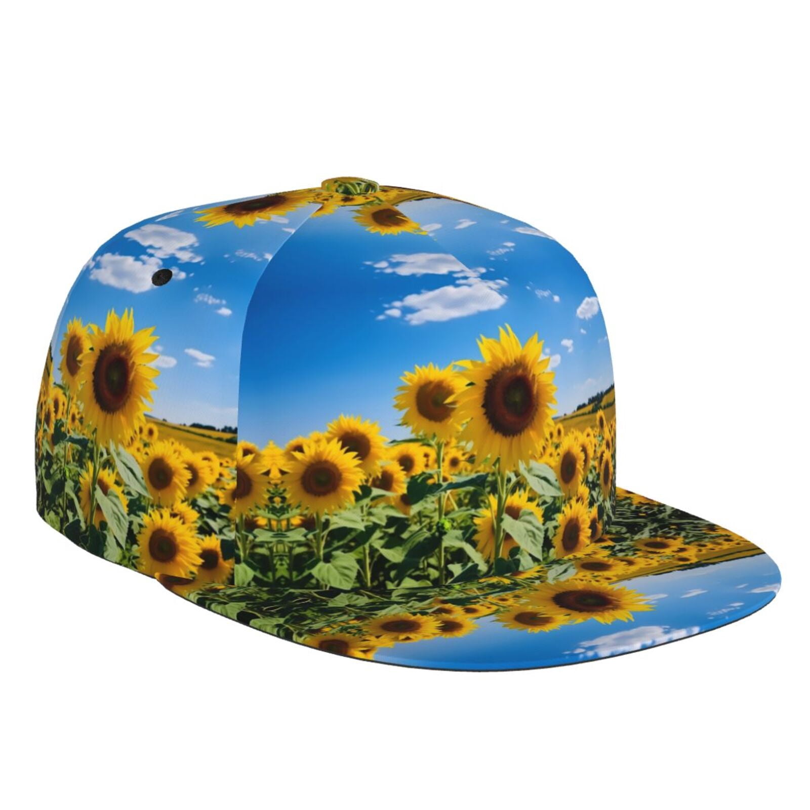Baseball Cap - Sky Golden Sunflower Field B Hats for Men/Women Low ...