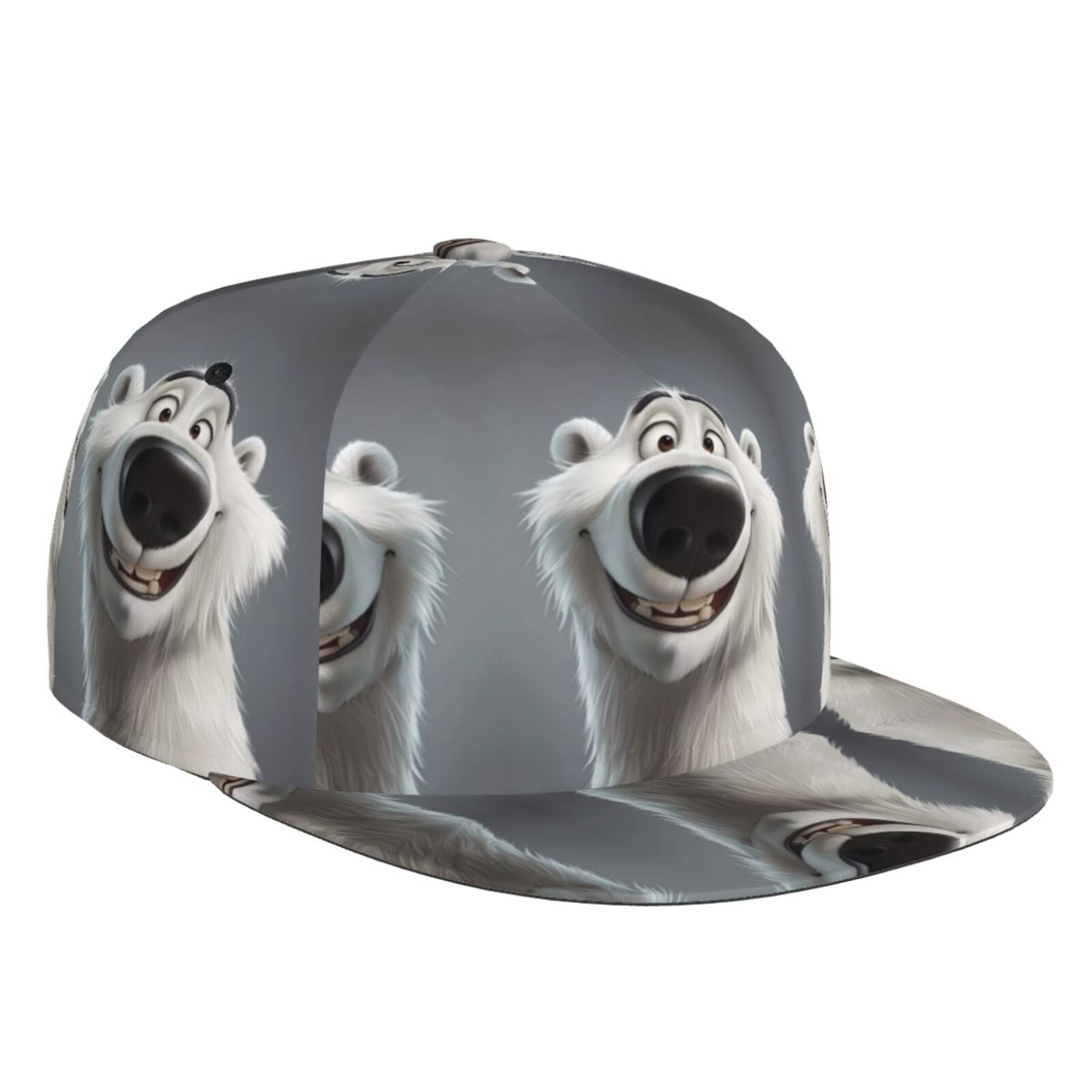 Baseball Cap - Smiling Polar Bear Hats for Men/Women Low Profile ...