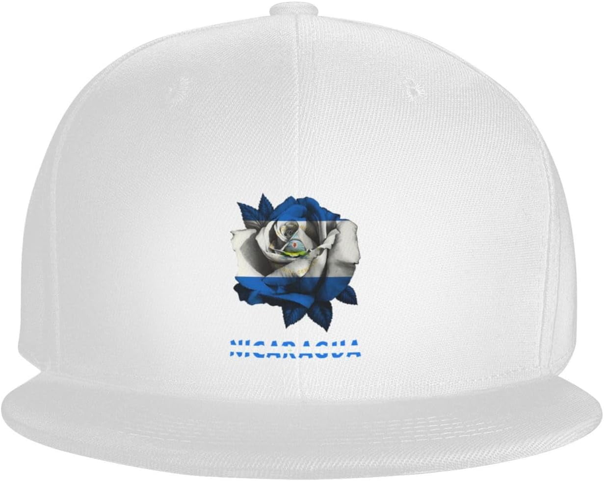 Baseball Cap Snapback Hat Brim Panel Baseball Caps Adjustable Flat ...