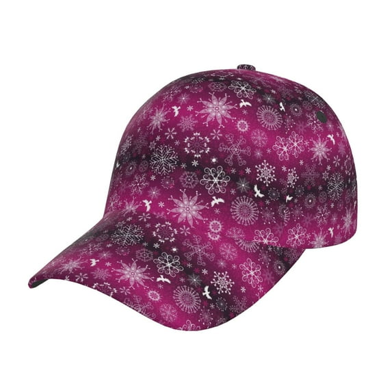 Baseball Cap - Snowflakes And Christmas Hats for Men Women Low Profile ...
