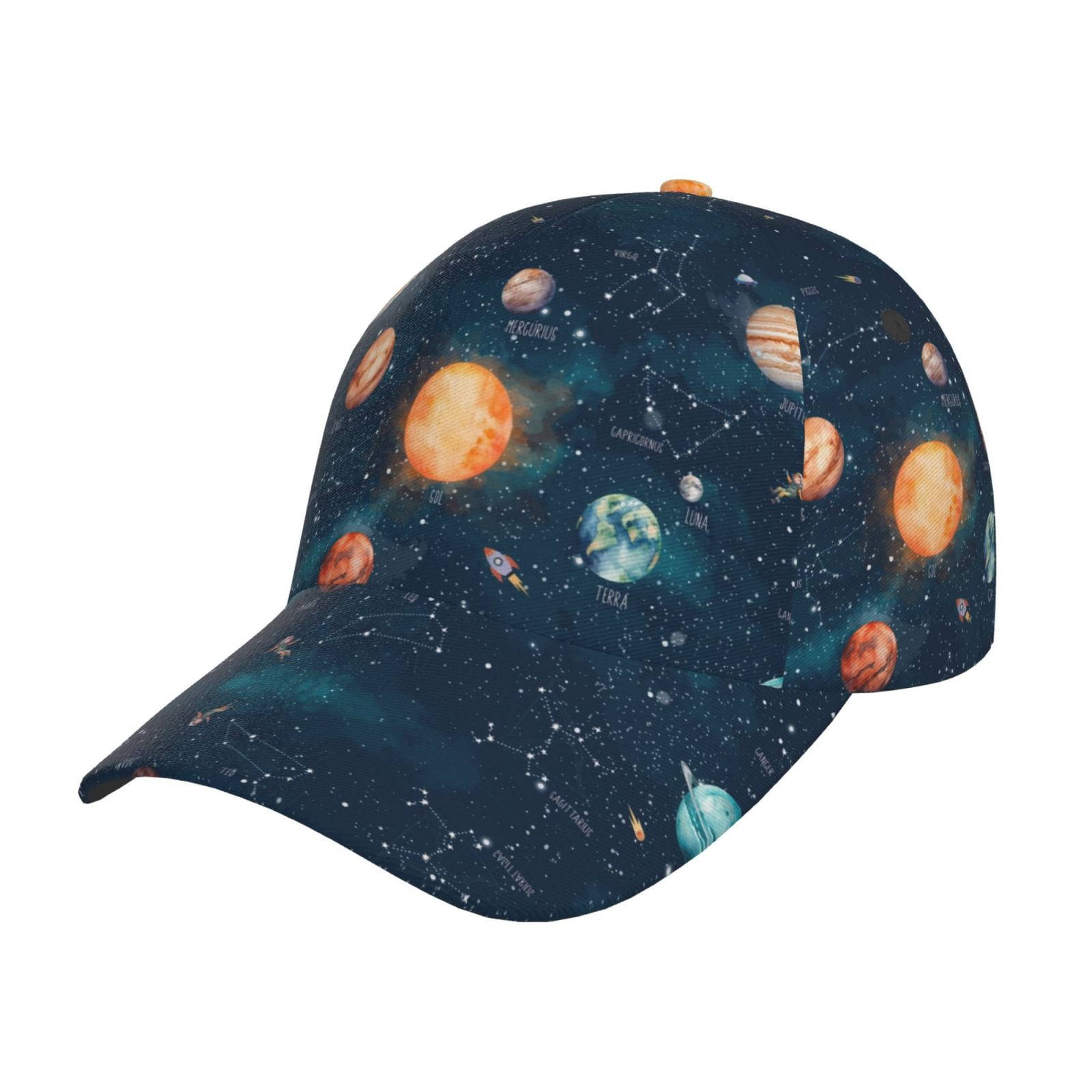 Baseball Cap - Solar System And Planets Hats for Men Women Low Profile ...
