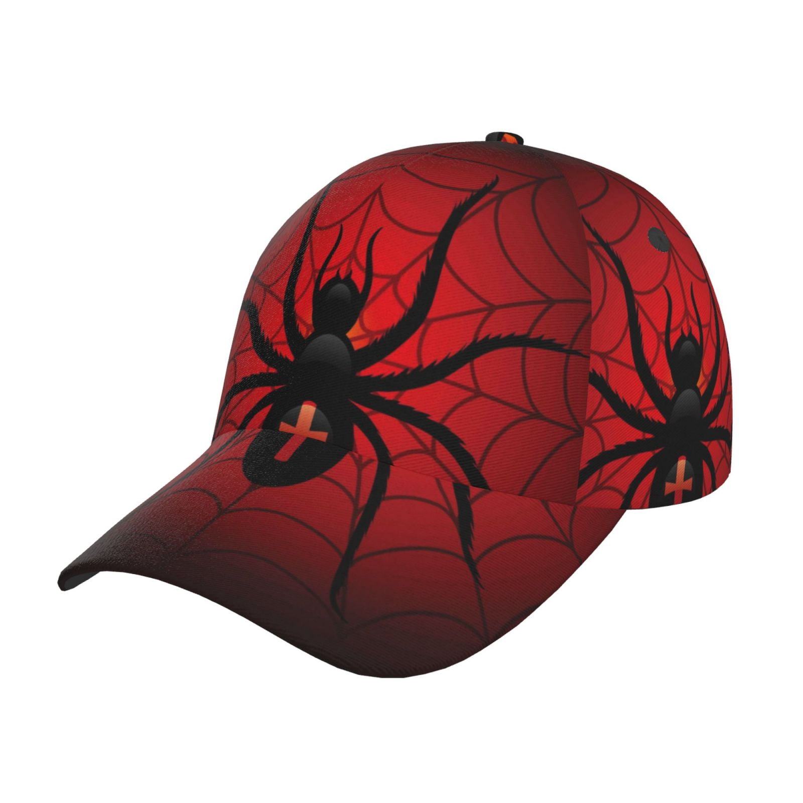 Baseball Cap - Spider On The Web Adjustable Size Hats For Men And Women ...