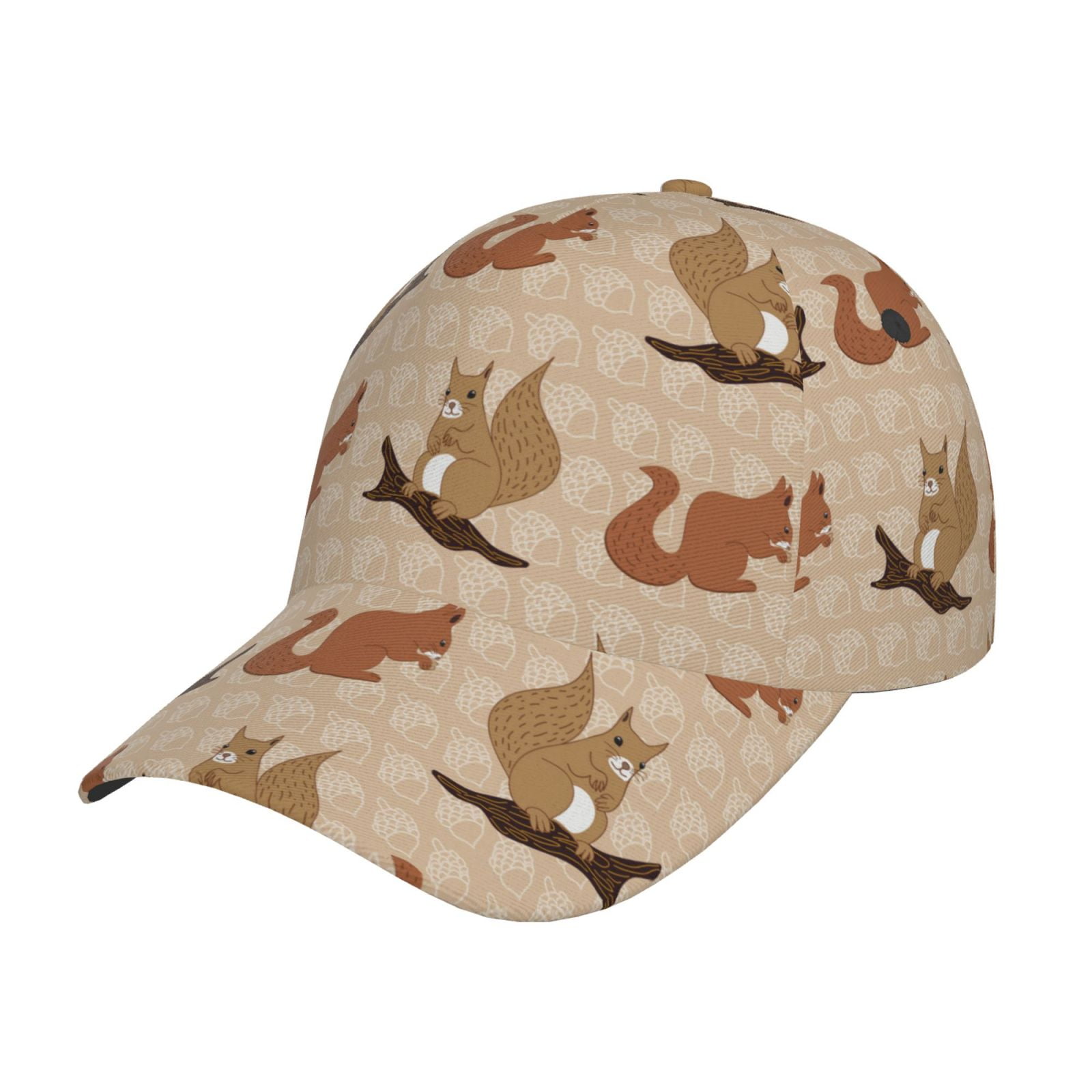 Baseball Cap - Squirrel nut backgrounds Adjustable Size Hats for Men ...