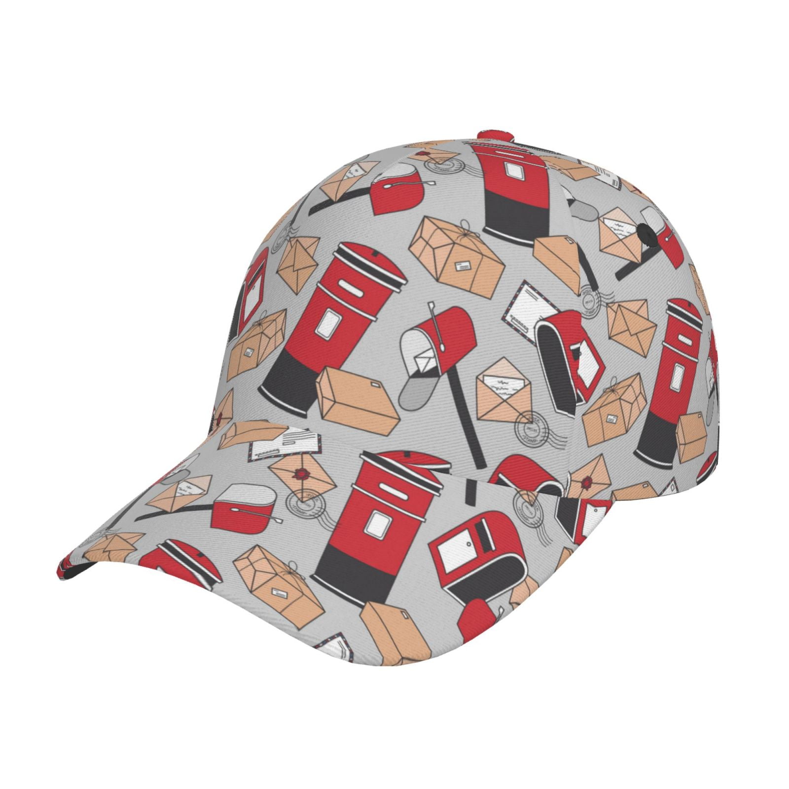 Baseball Cap, Stamp Mailbox Pattern Hats For Men Women Low Profile ...