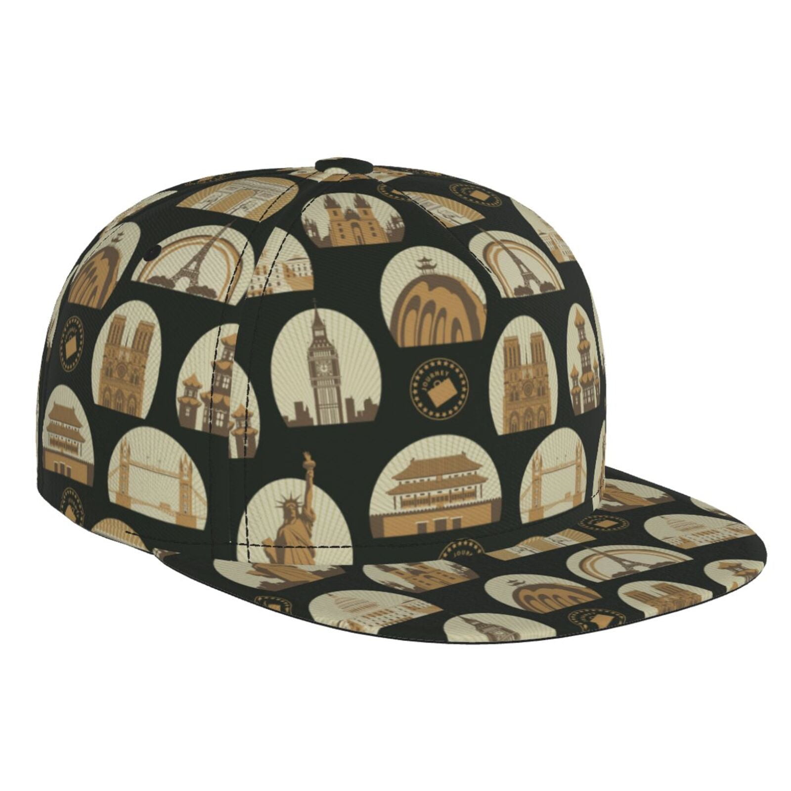 Baseball Cap - Stamps Pattern Vintage Hats for Men/Women Low Profile ...