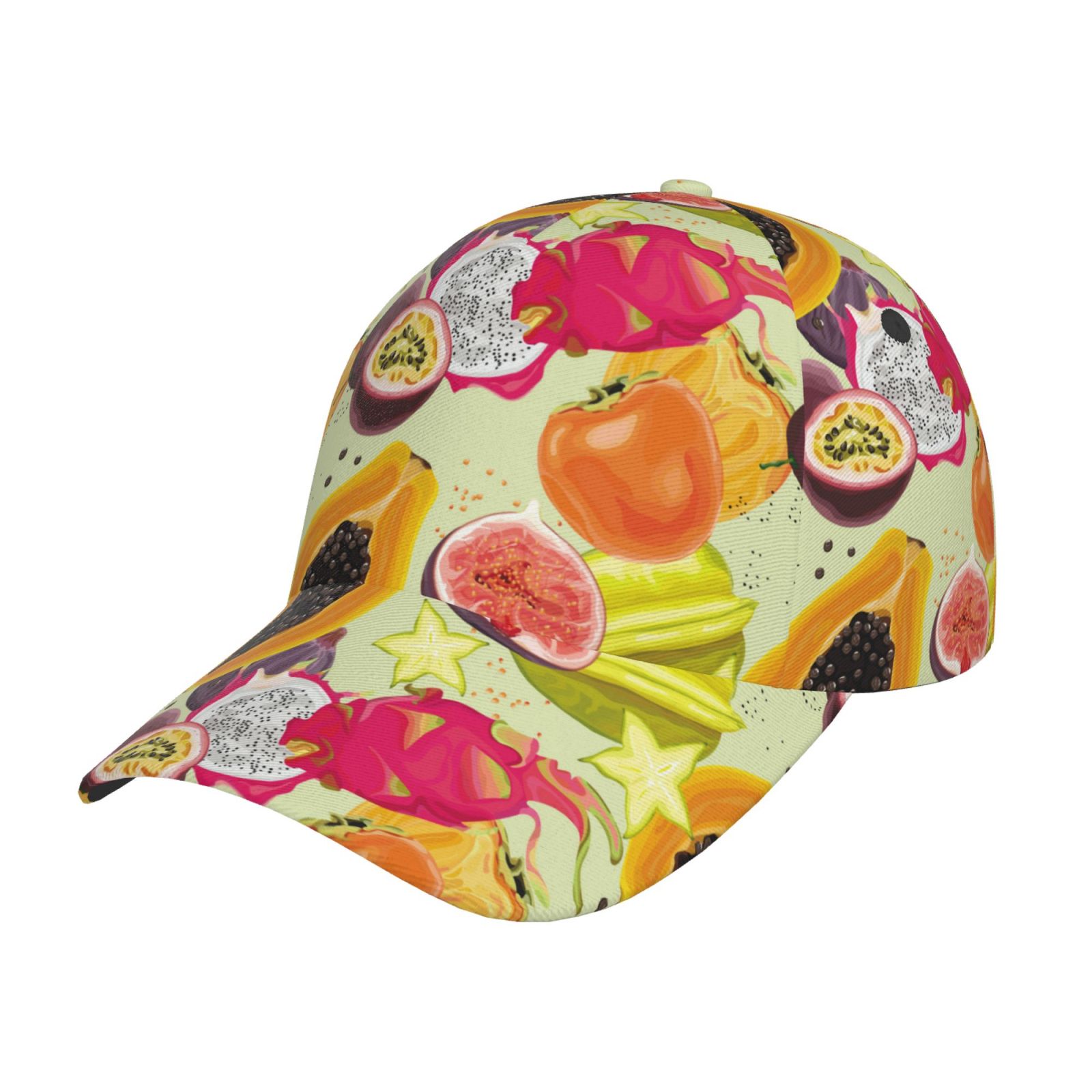 Baseball Cap - Star Fruit Papaya Adjustable Size Hats For Men And Women ...