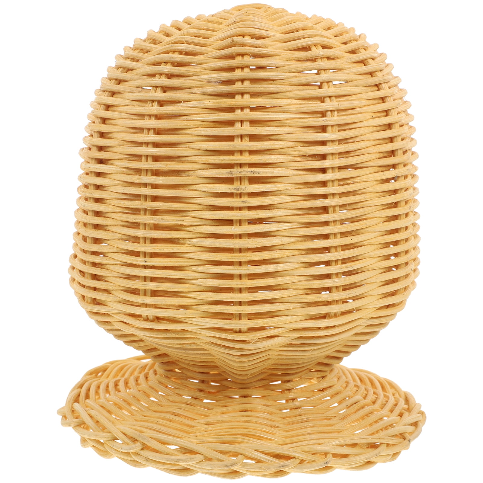 Baseball Cap Storage Organizer Wooden Hat Holder Display Stand Rattan ...