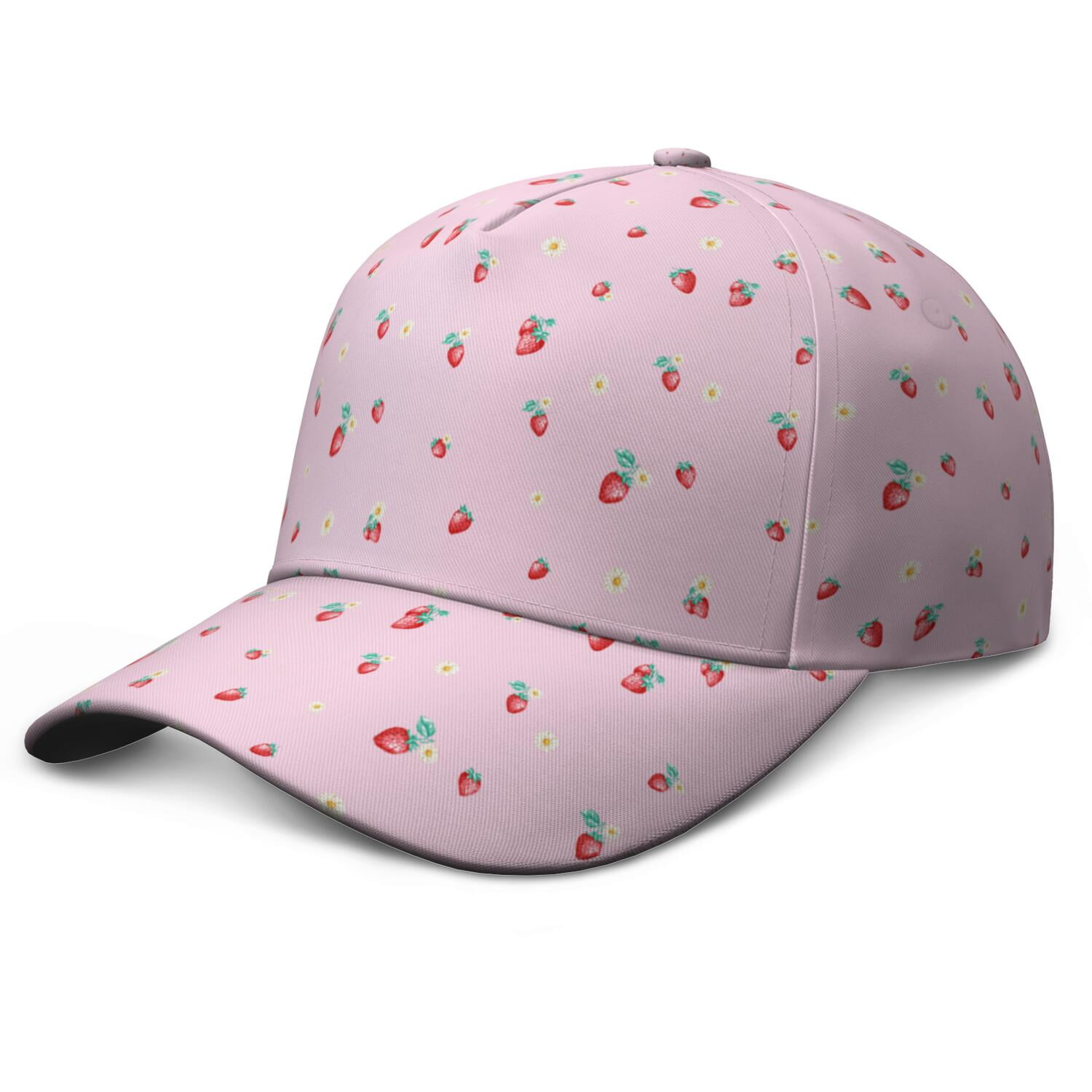 Baseball Cap Strawberry Cute Red Sweet Kawaii Fruity Adjustable – Dad ...