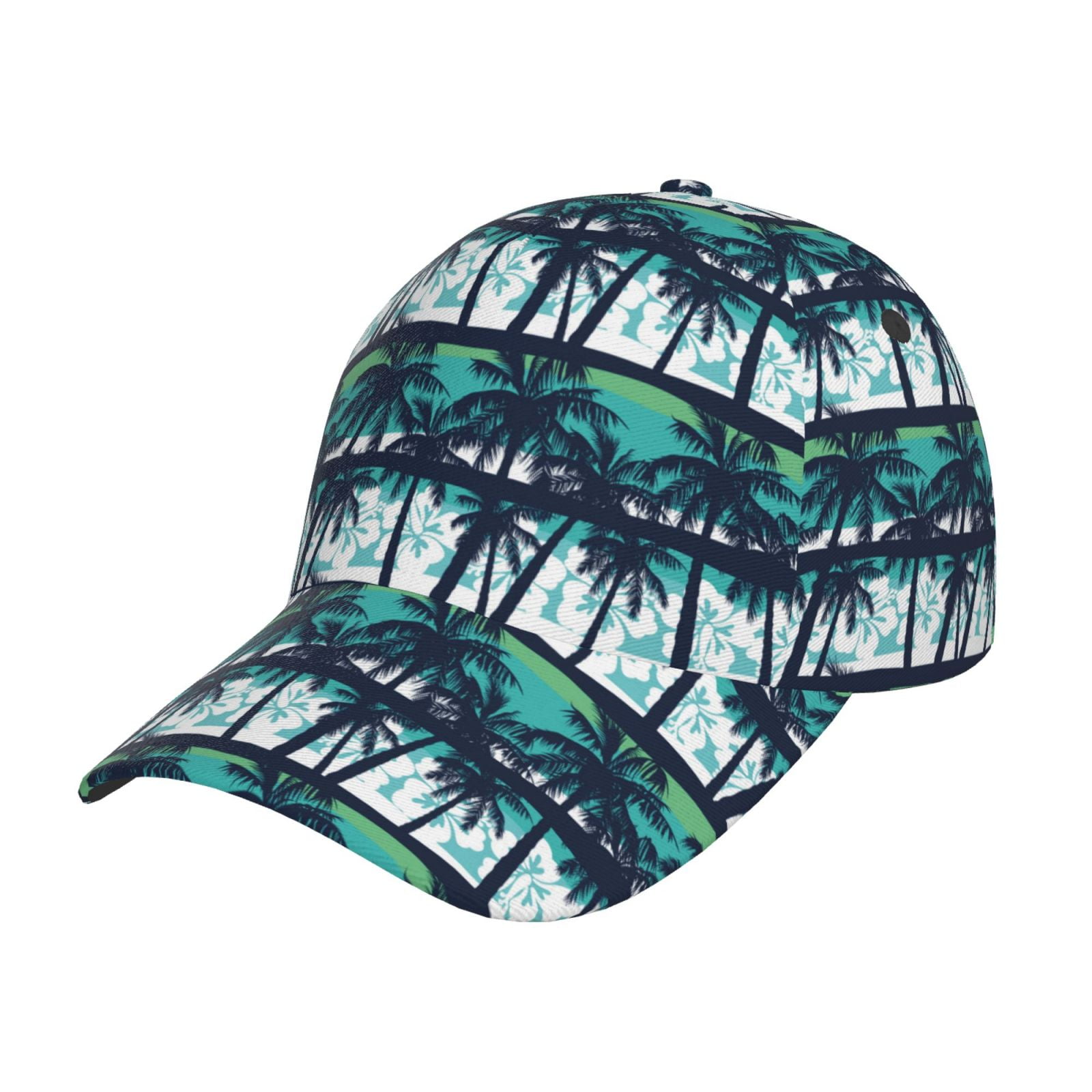 Baseball Cap - Summer Palm Trees Adjustable Size Hats For Men And Women ...
