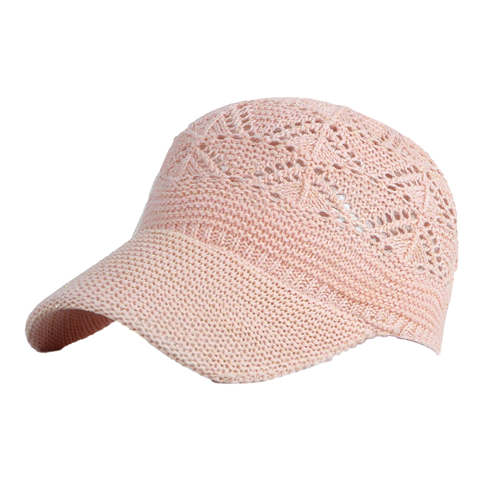 Baseball Cap Sun Protection Adjustable Breathable Crocheting Unisex ...