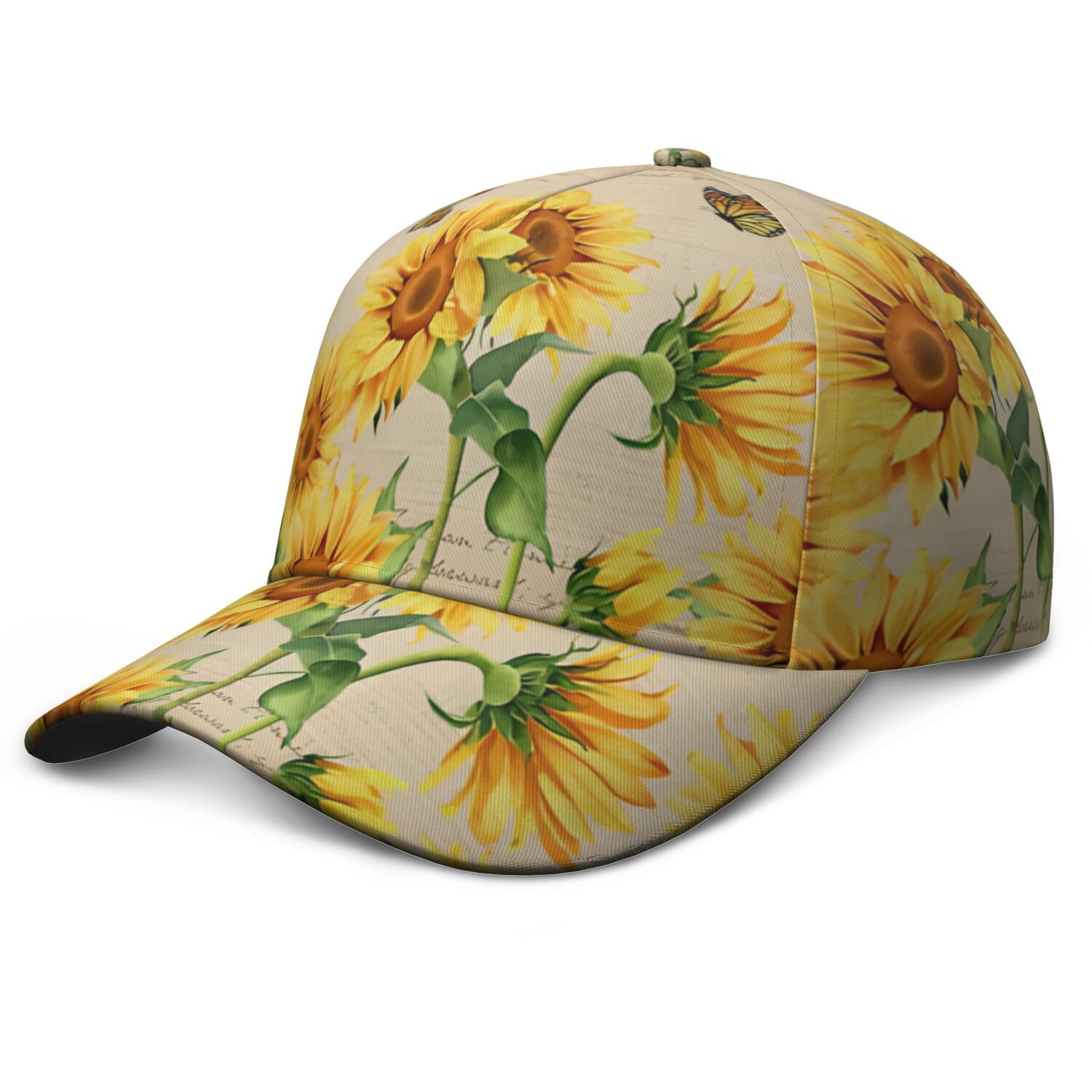 Baseball Cap for Sunflower Men - Lightweight Breathable Athletic Hat ...