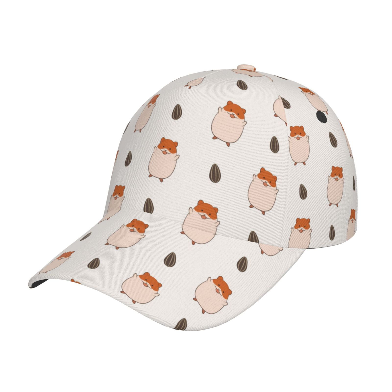 Baseball Cap, Sunflower Seed Cute Hamster Sun Hats For Men Women ...
