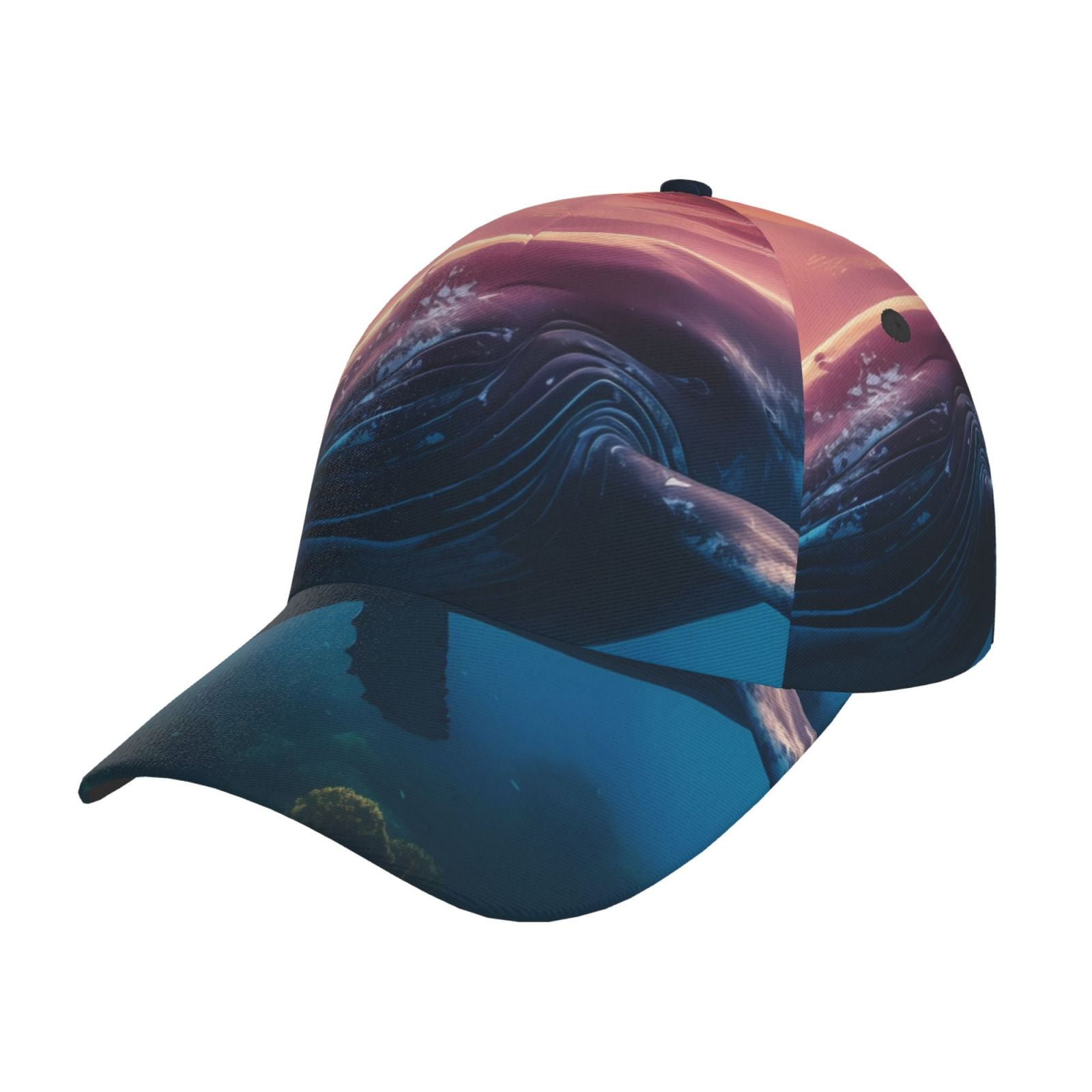 Baseball Cap - Sunshine Ocean Whale Adjustable Size Hats For Men And ...