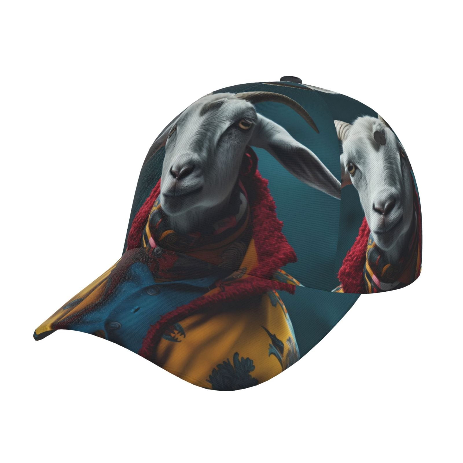 Baseball Cap - Surrealist Goat Hats for Men Women Low Profile Classic ...