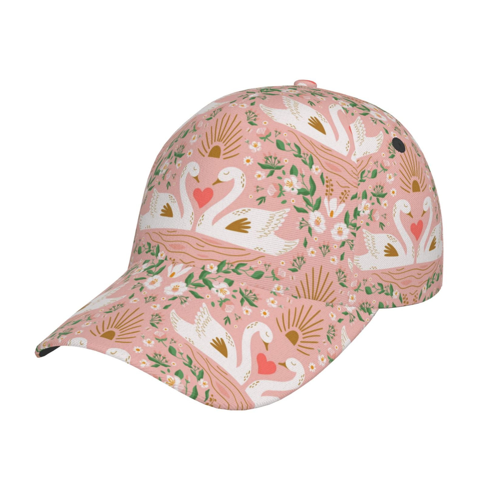 Baseball Cap, Swan Couple Trucker Hats Women Dad Hat for Workouts ...