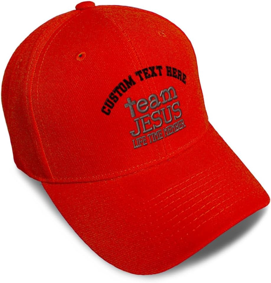 Baseball Cap Team Jesus Life Time Member C Embroidery Dad Hats For Men ...