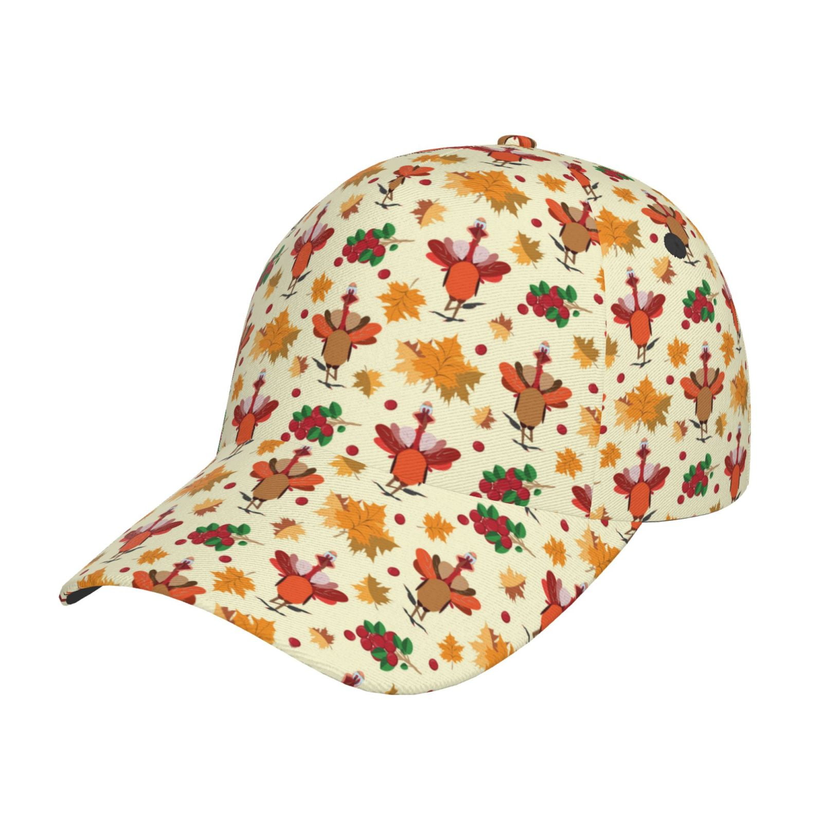 Baseball Cap - Thanksgiving Turkeys Hats for Men Women Low Profile ...