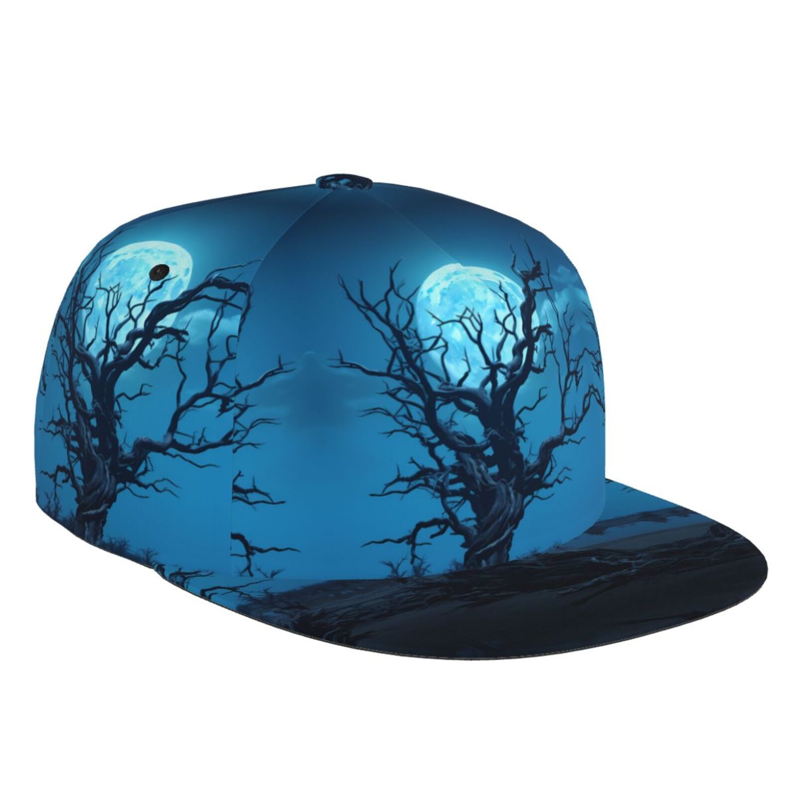 Baseball Cap - Tree Moon Night Sky Hats for Men/Women Low Profile ...