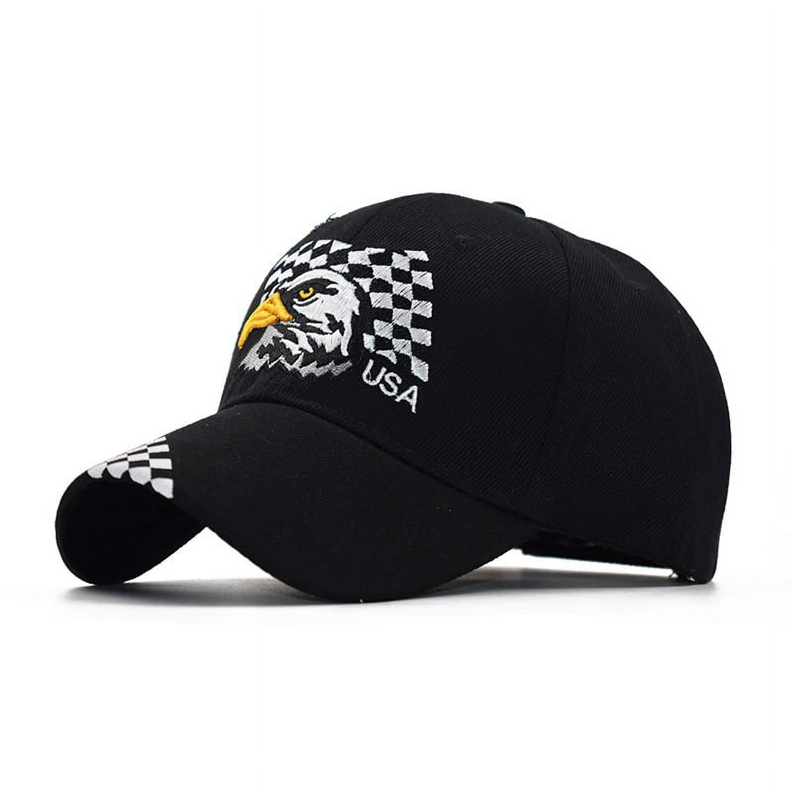 Baseball Cap Trendy Camouflage USA Eagle Head Embroidery Baseball Cap ...