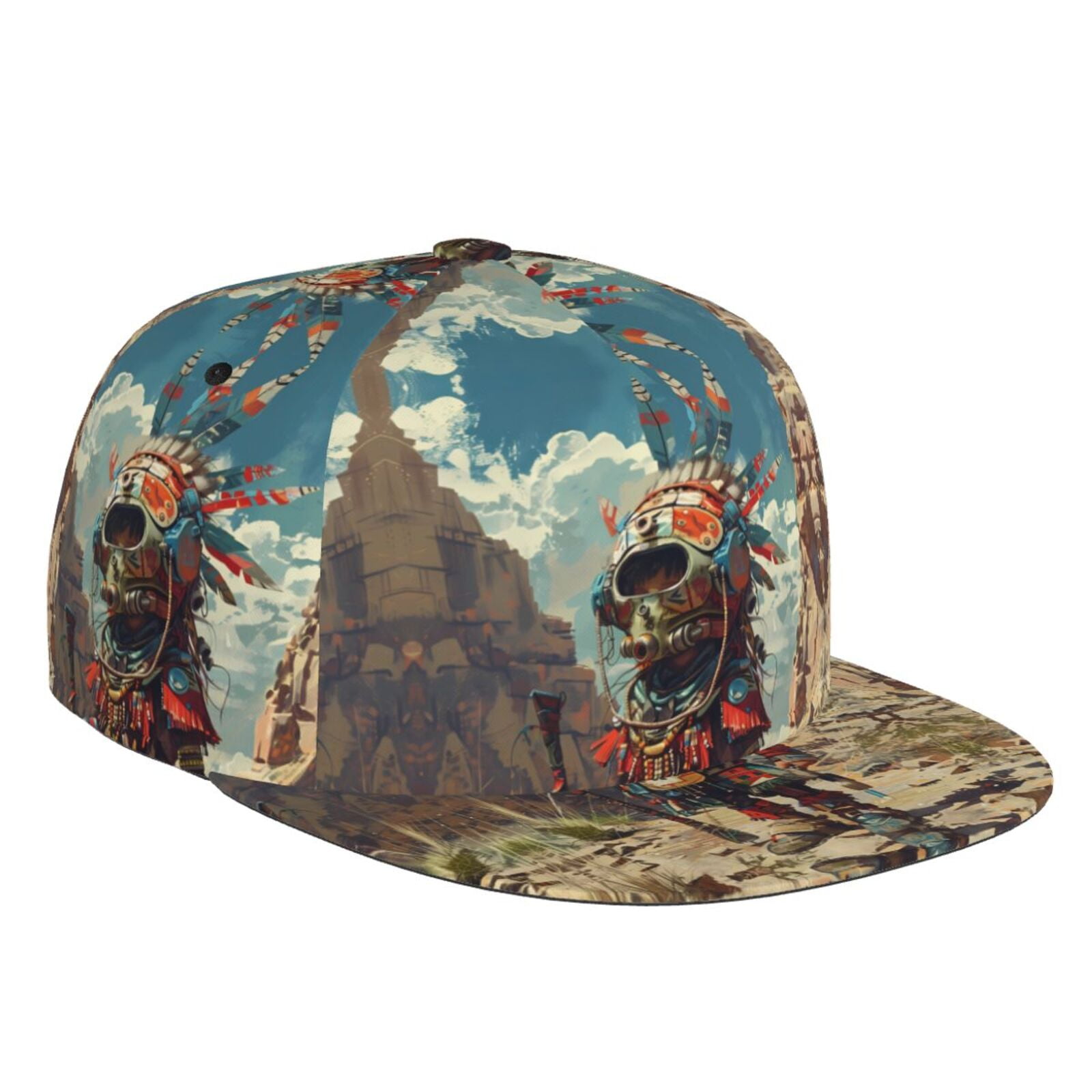 Baseball Cap - Tribal Futuristic Warrior Hats for Men/Women Low Profile ...
