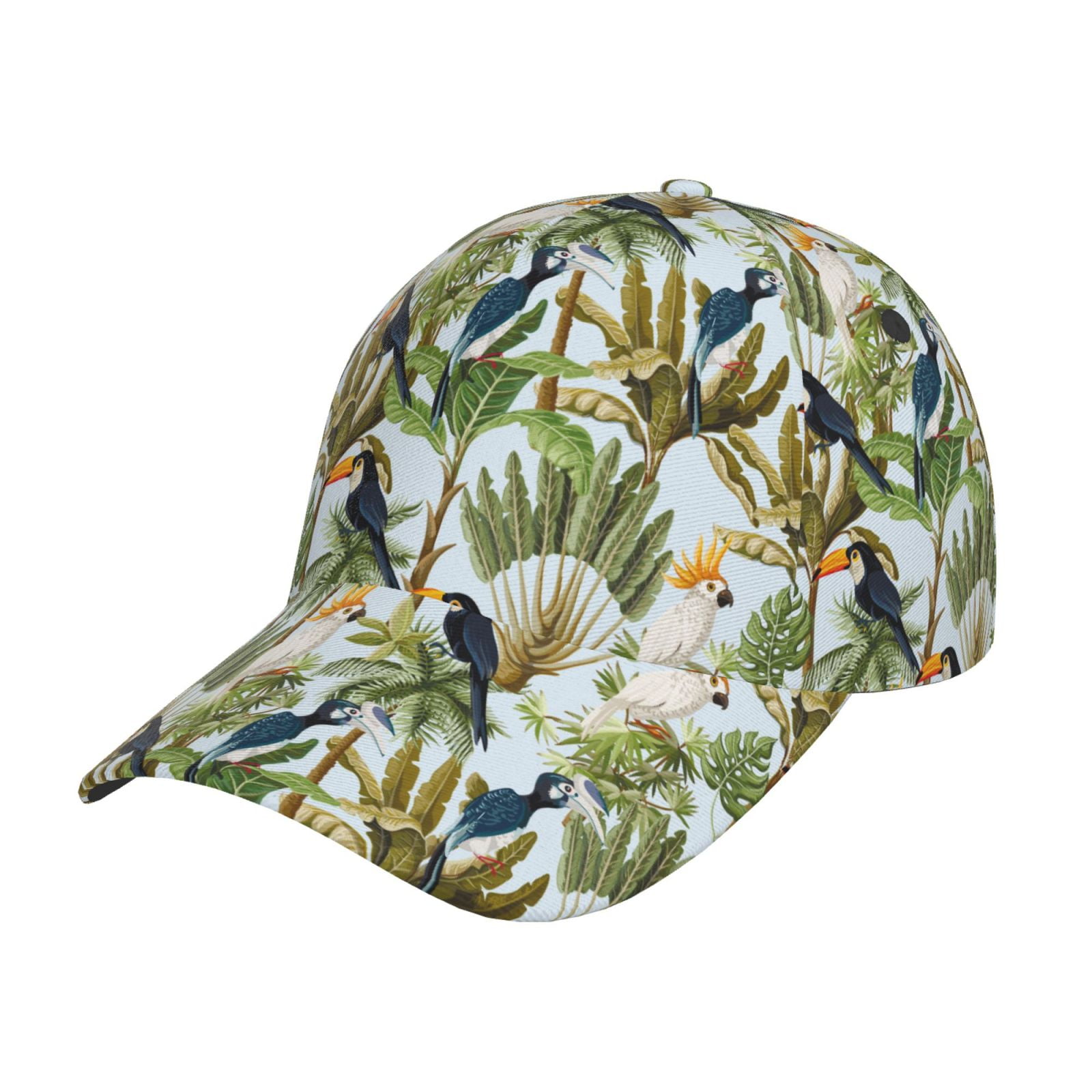 Baseball Cap, Tropical Cute Parrot Toucan Hats For Men Women Low ...