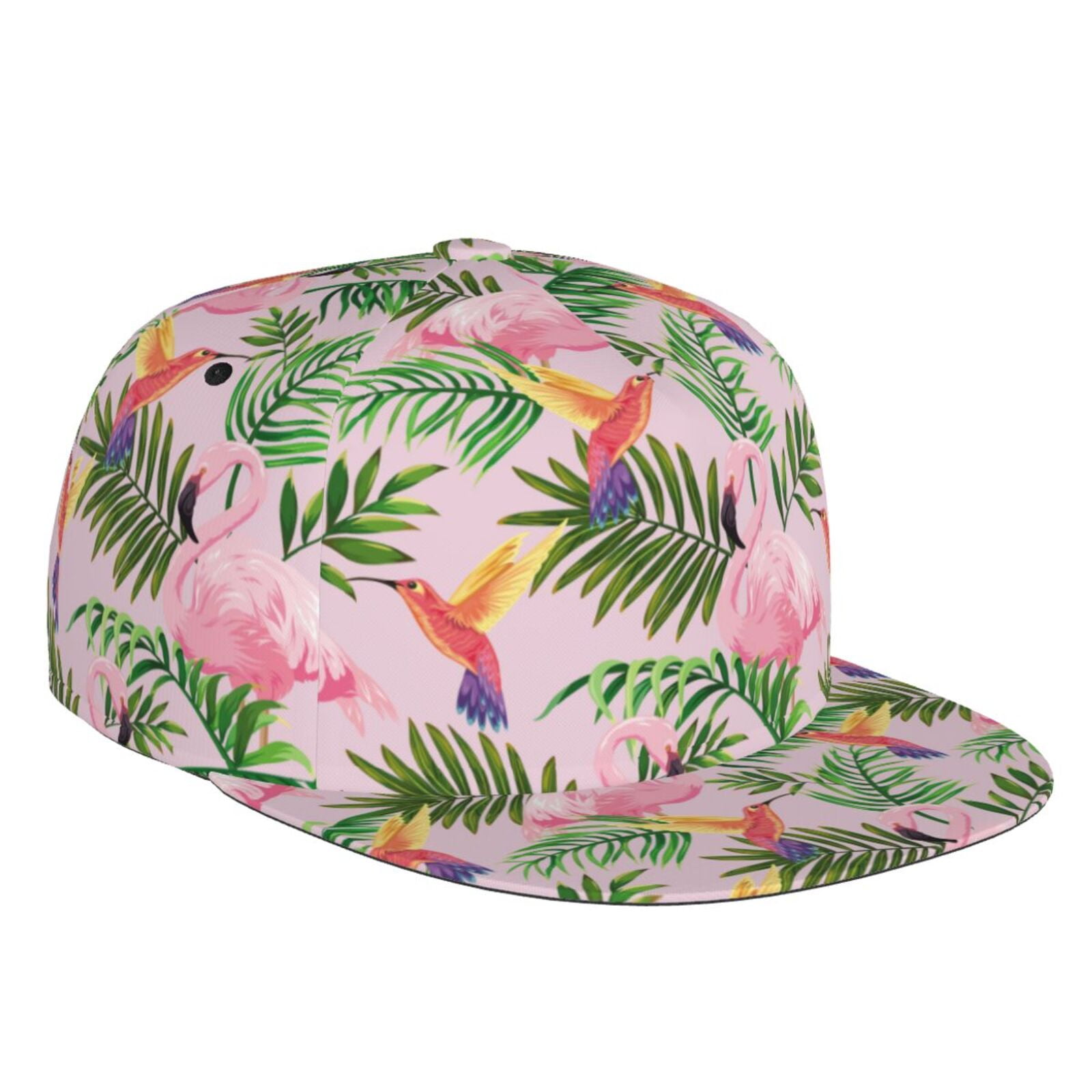 Baseball Cap - Tropical Flamingo Hummingbird Hats for Men/Women Low ...