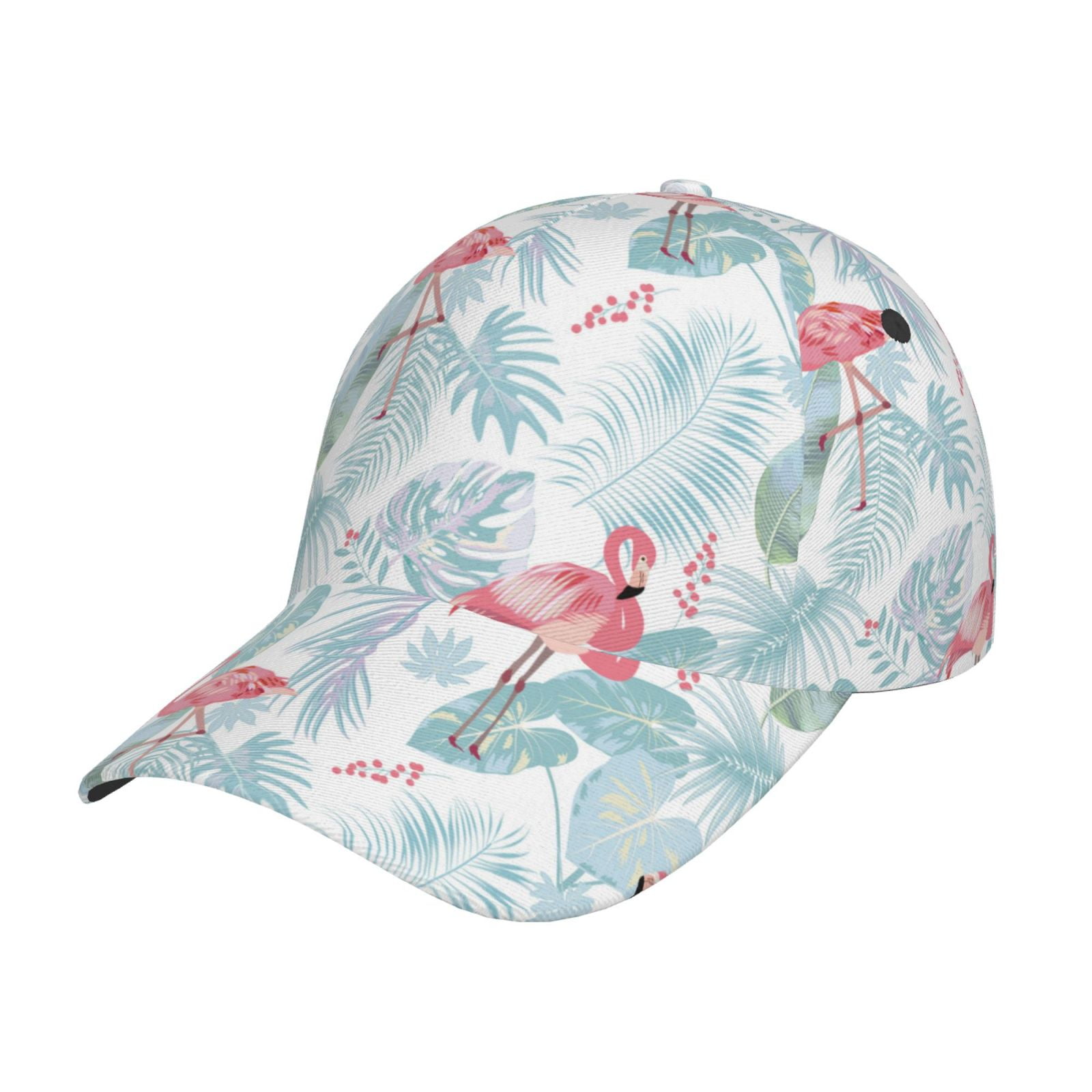 Baseball Cap, Tropical Flamingo Pink Hats For Men Women Low Profile ...
