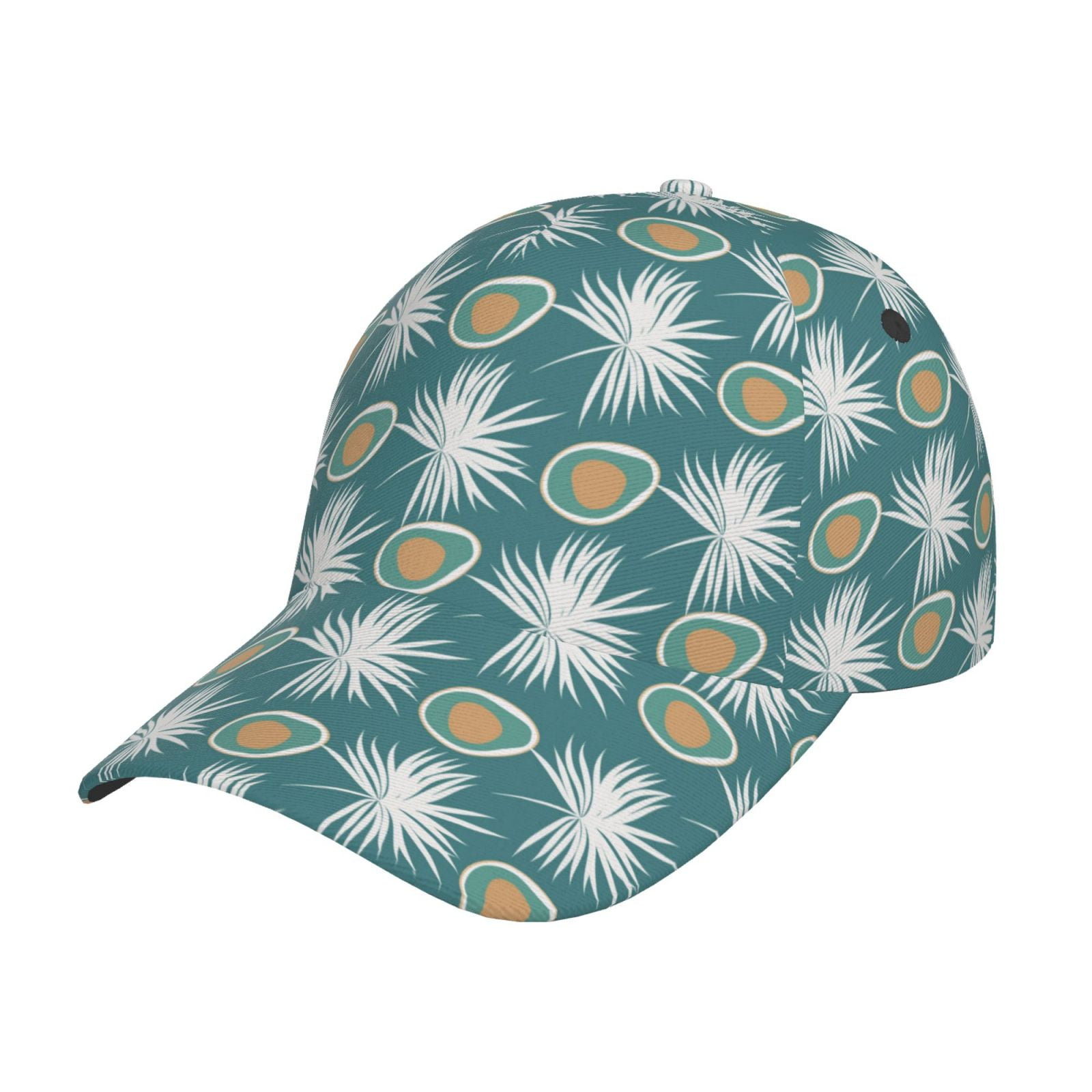 Baseball Cap, Tropical Leaves Pattern Sun Hats For Men Women ...